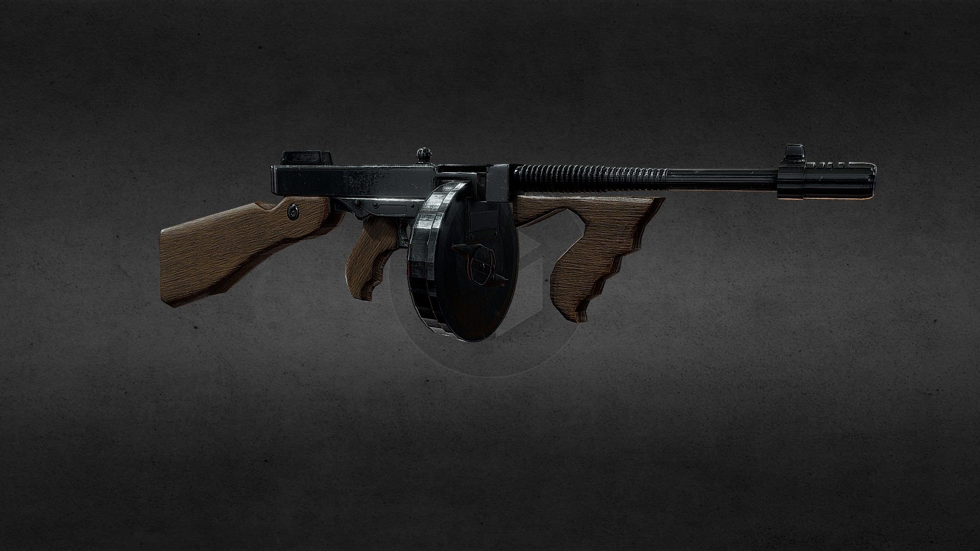 Subfusil Thompson - 3D model by saixmatt [d4ea062] - Sketchfab