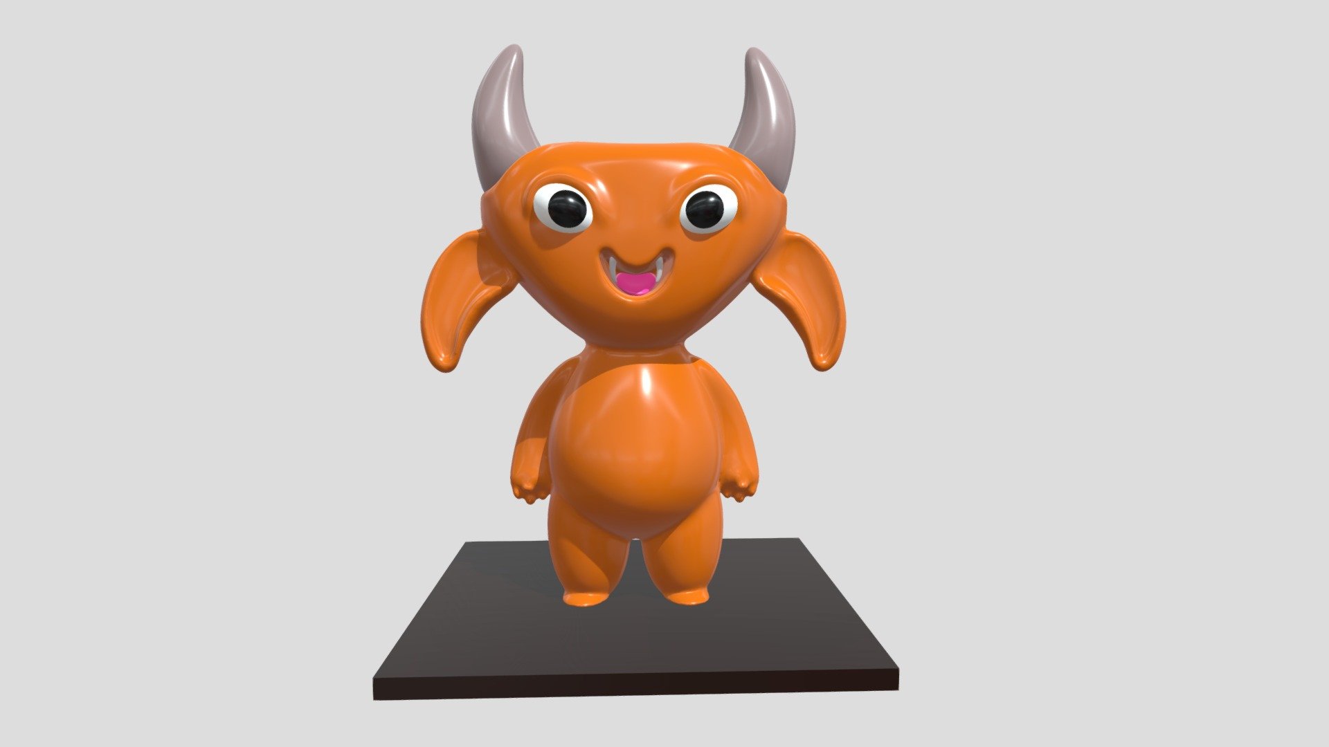 Cute Little Monster - Download Free 3D model by Vishal Duggal (@vshal ...