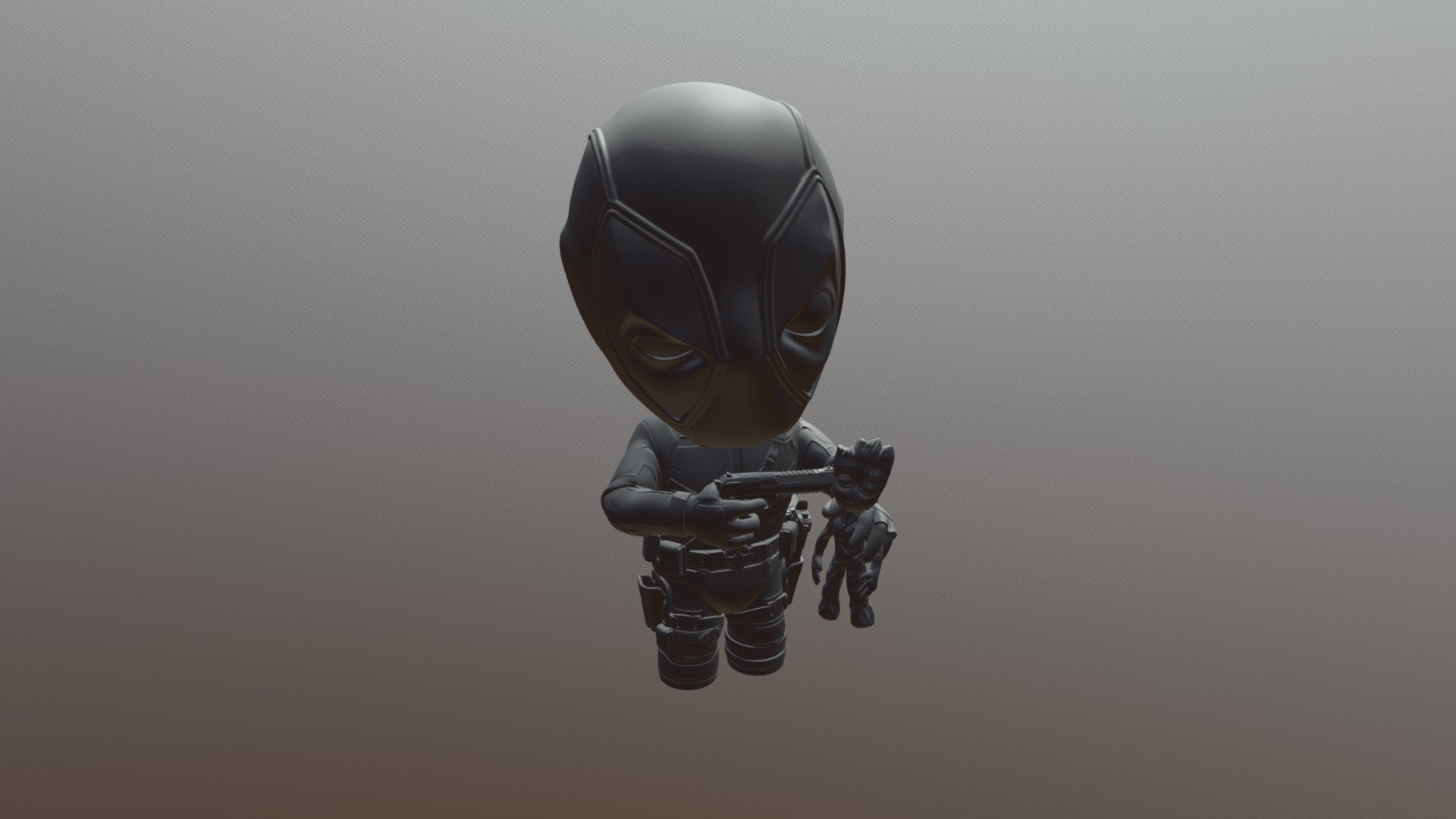 Dp Vs Groot Full - 3D model by prueba397 [d4ebef0] - Sketchfab