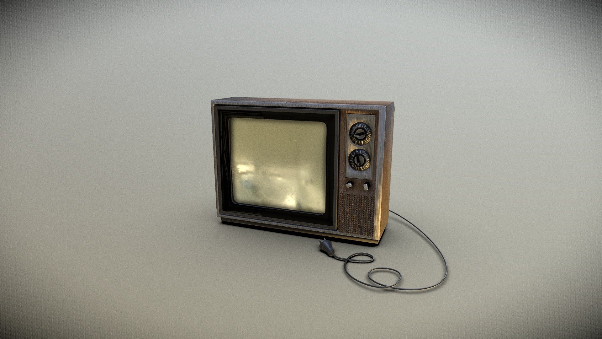 Retro CRT Tv, 80's - Buy Royalty Free 3D model by Smoothie 3D ...