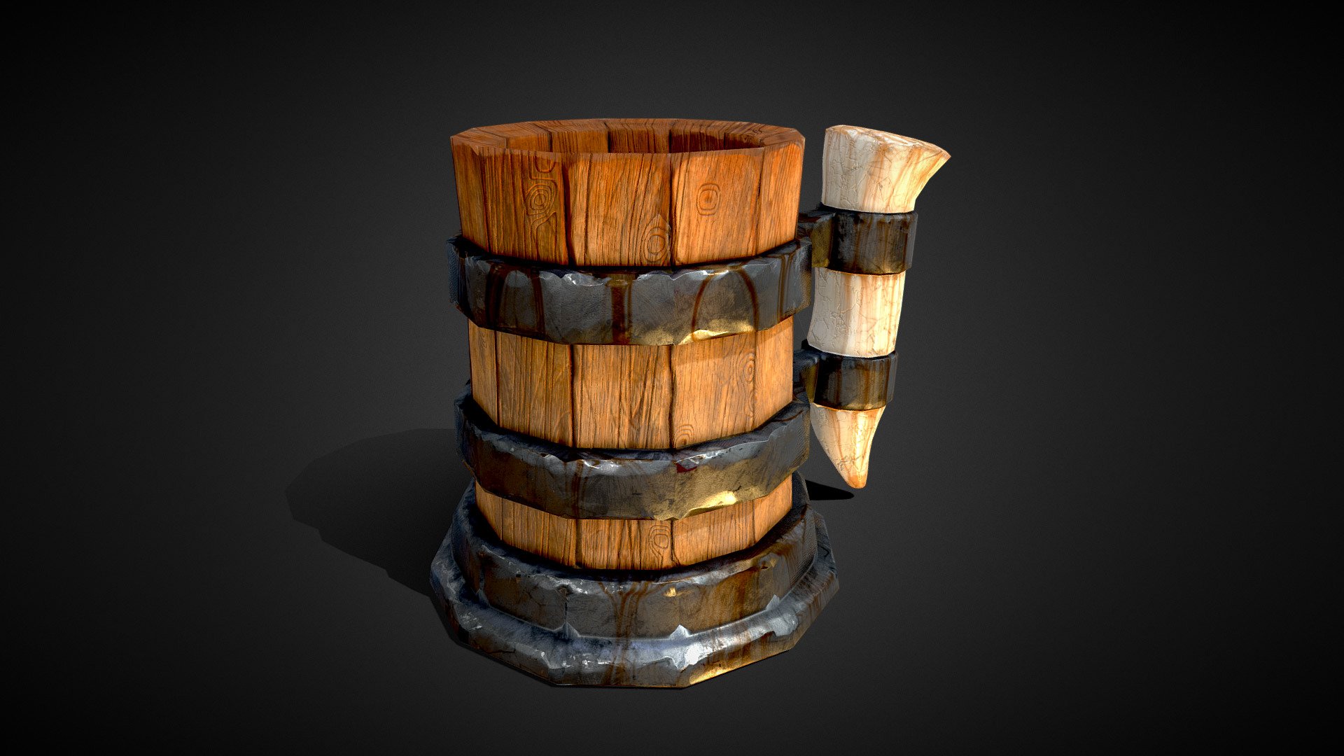 Tavern mug (GAMEREADY) - Download Free 3D model by vincentkiss [d4ee706 ...