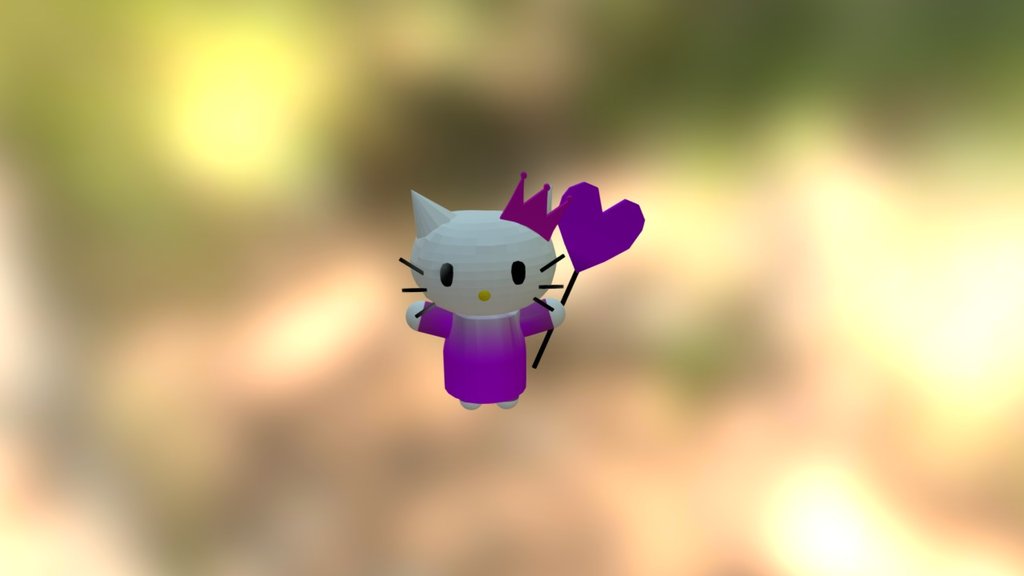 Hello Kitty - 3D model by ValeriaNya [d4eecb0] - Sketchfab