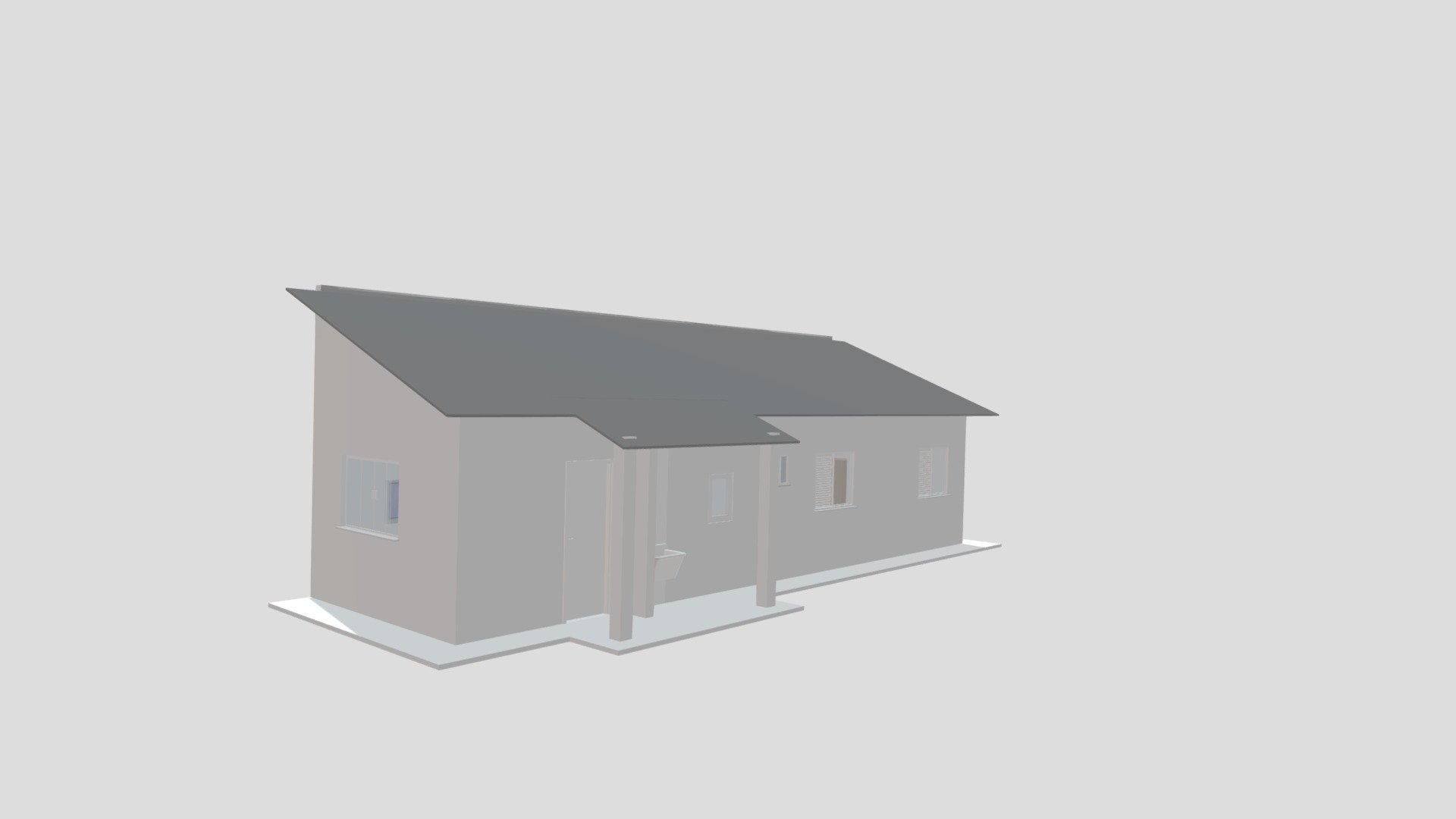 ACL-ARQ-CONSTRUÇÃO 25 CASAS- 1 AGUA-CASA PCD-202 - 3D model by ...