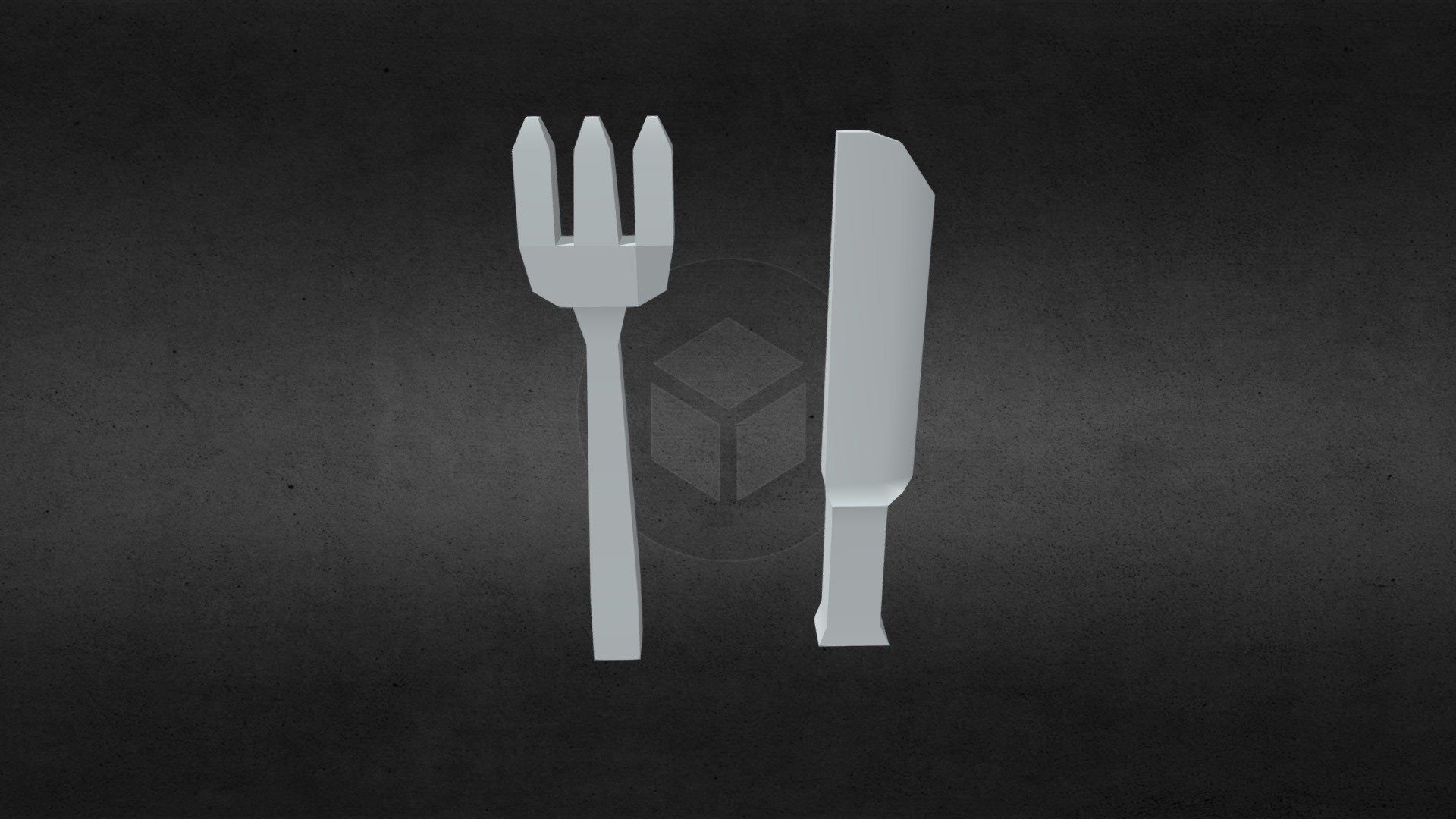 Knife and fork - Download Free 3D model by renanz (@renanzingameplay) [d4f09a0] - Sketchfab