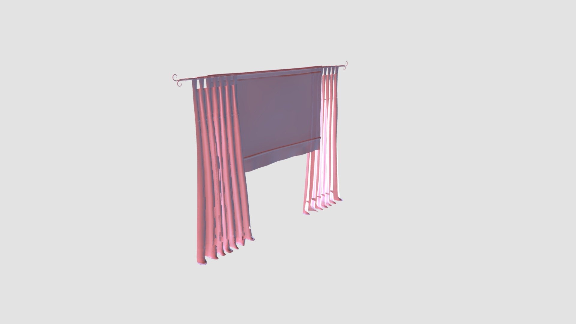 curtain - Buy Royalty Free 3D model by Evermotion [d4f0be9] - Sketchfab ...