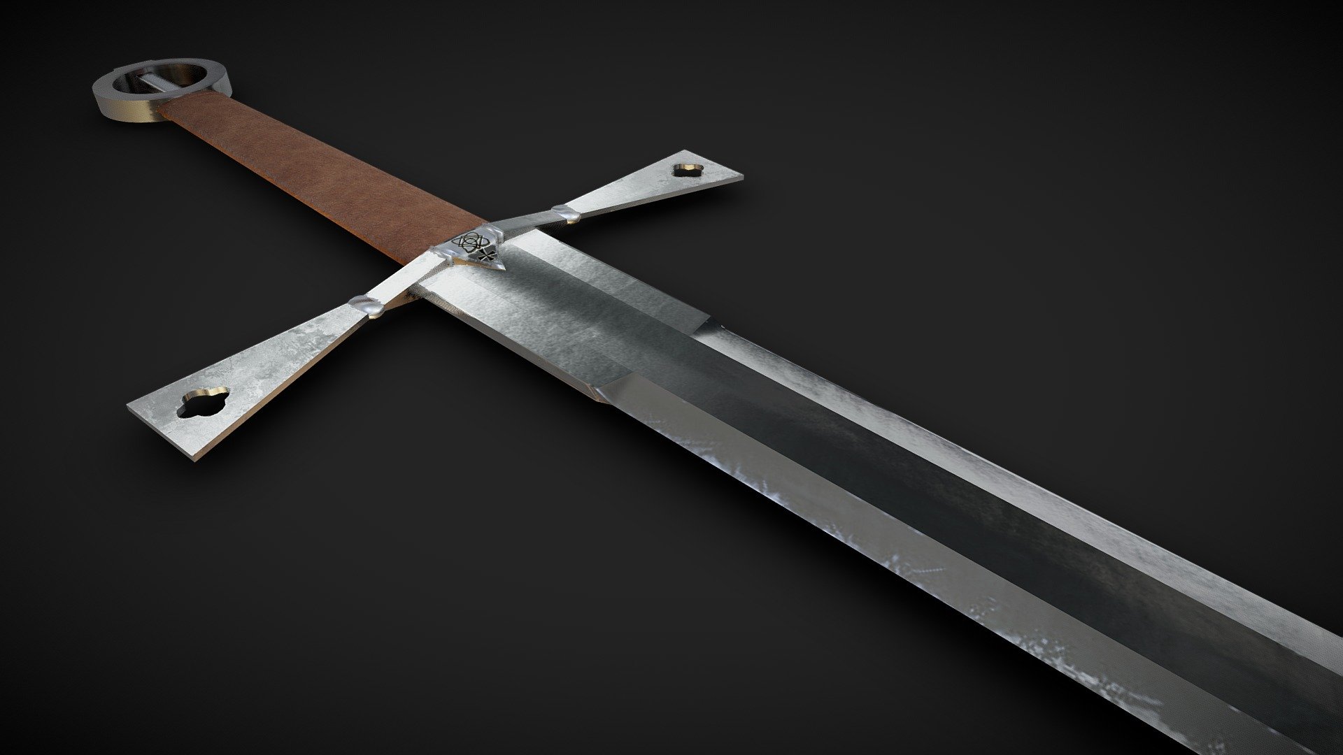 Gallowglass Longsword - Buy Royalty Free 3D model by Joan LP ...