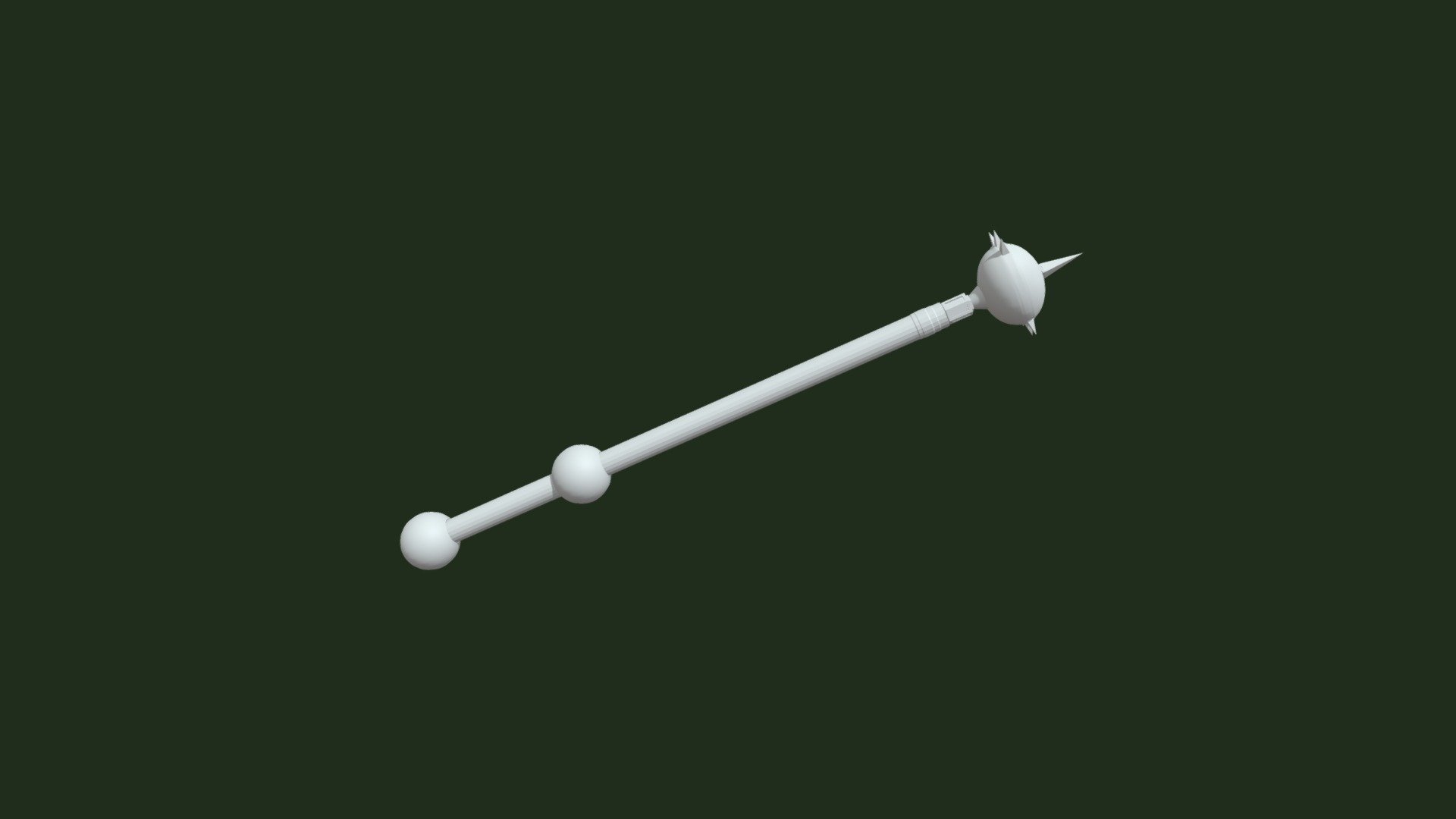 Spiked Mace - 3D model by Shinds_ [d4f17e1] - Sketchfab