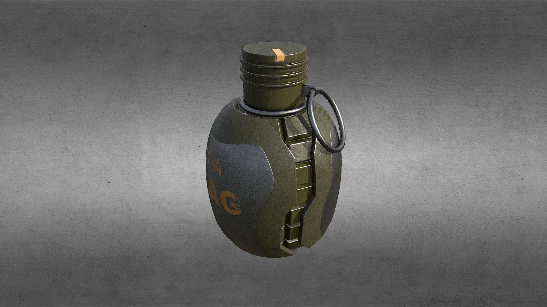 Grenade M1-A - 3D model by Denis Bezvershenko (@passatus) [d4f448b ...