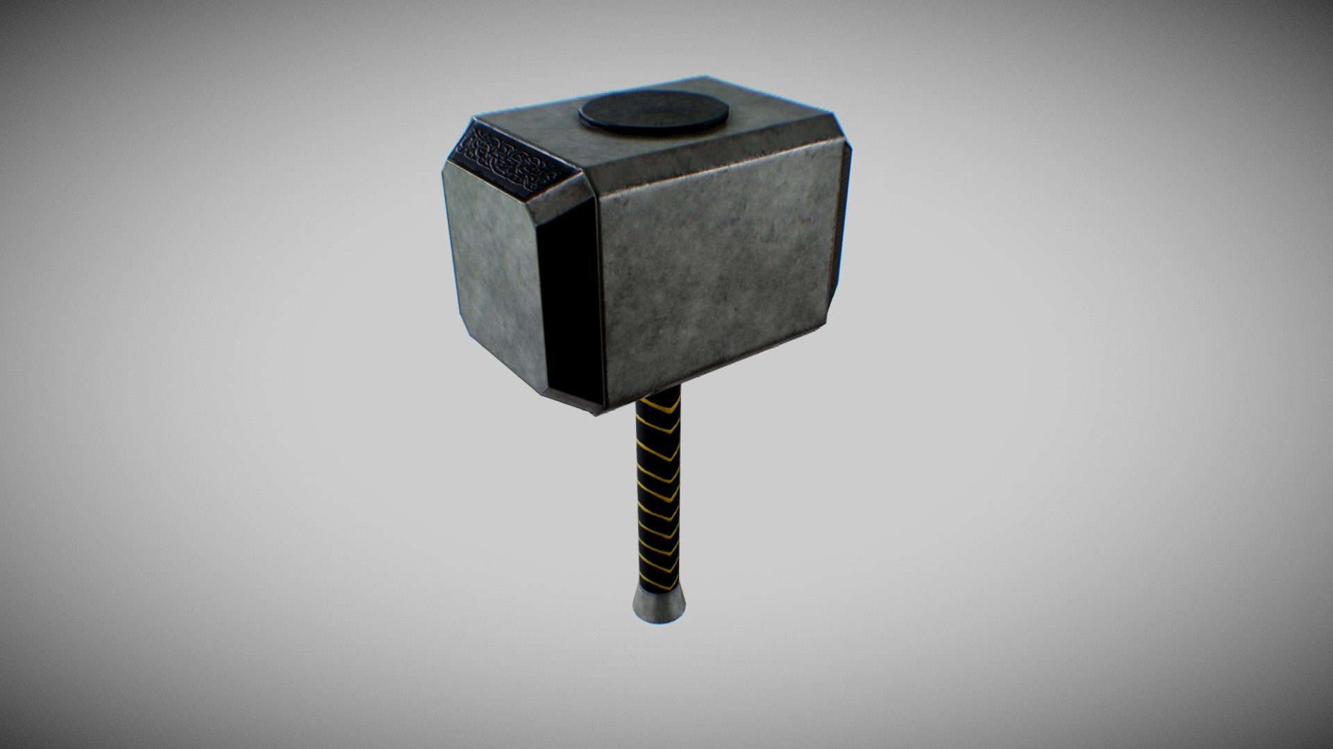 Mjolnir - 3D model by Aditya Chatterjee (@stevenflame65) [d4f4667 ...
