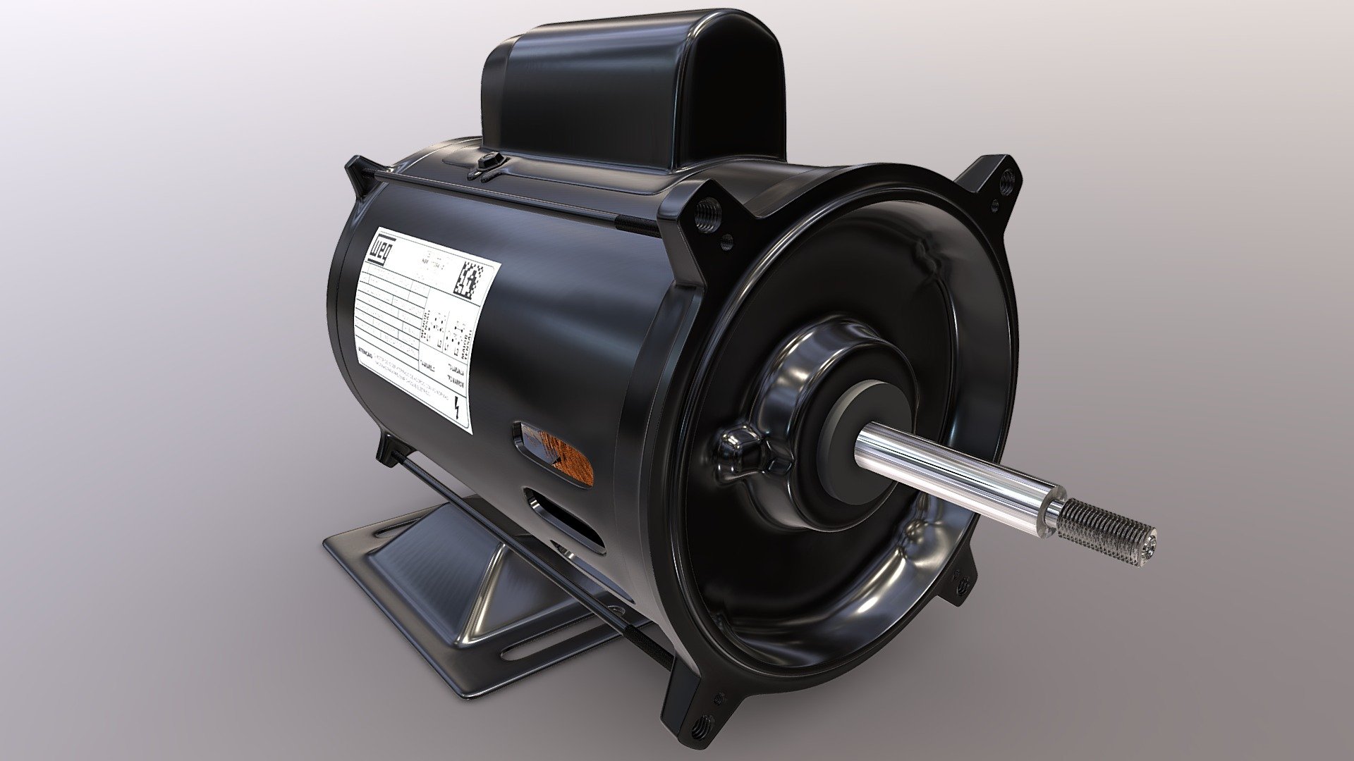 Motor WEG para Piscinas (modelo IP21-Brasil) - 3D model by Jean Renato ...