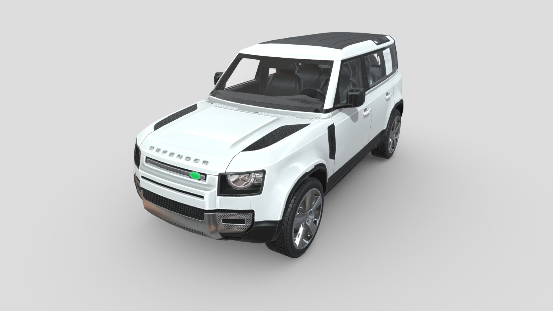 Land Rover Range Rover Defender - 3D model by ROH3D [d4f6c36] - Sketchfab