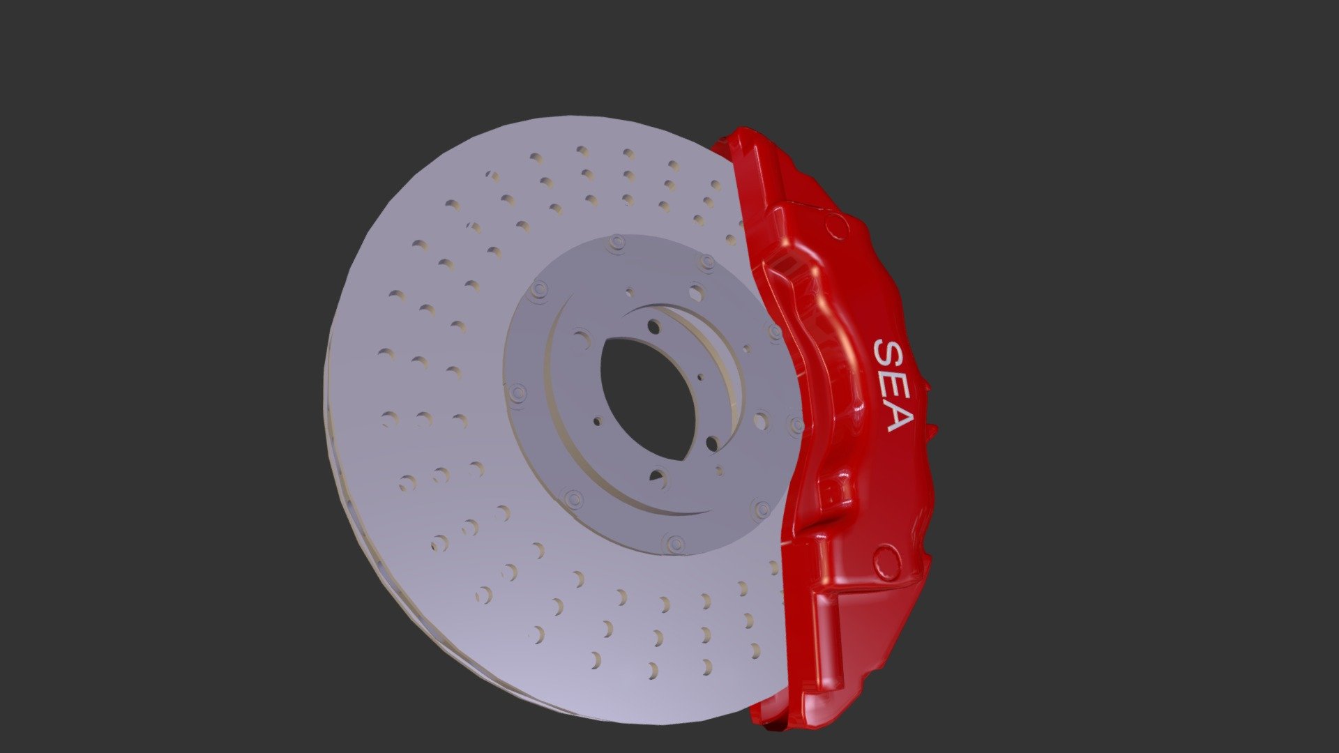 Brake Caliper - 3D model by SEA [d4f9534] - Sketchfab
