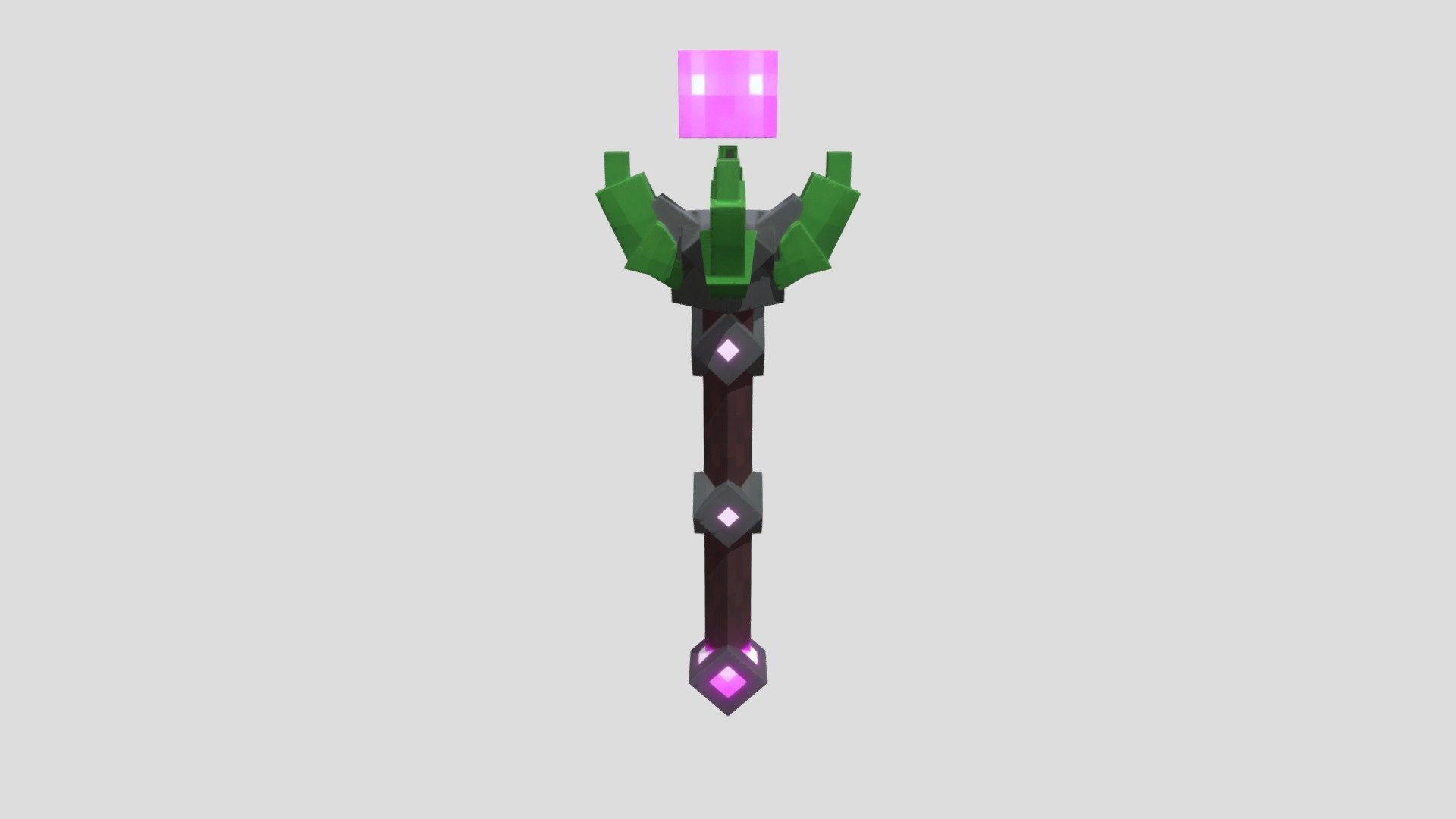 Amethyst Bloom Staff - 3D model by PerskiperGG [d4fa9dc] - Sketchfab