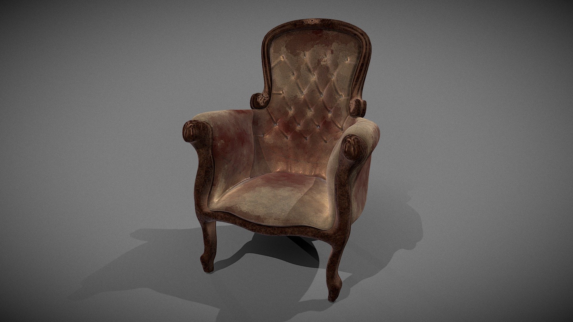Bloody victorian chair - Buy Royalty Free 3D model by Sousinho [d4fb481 ...