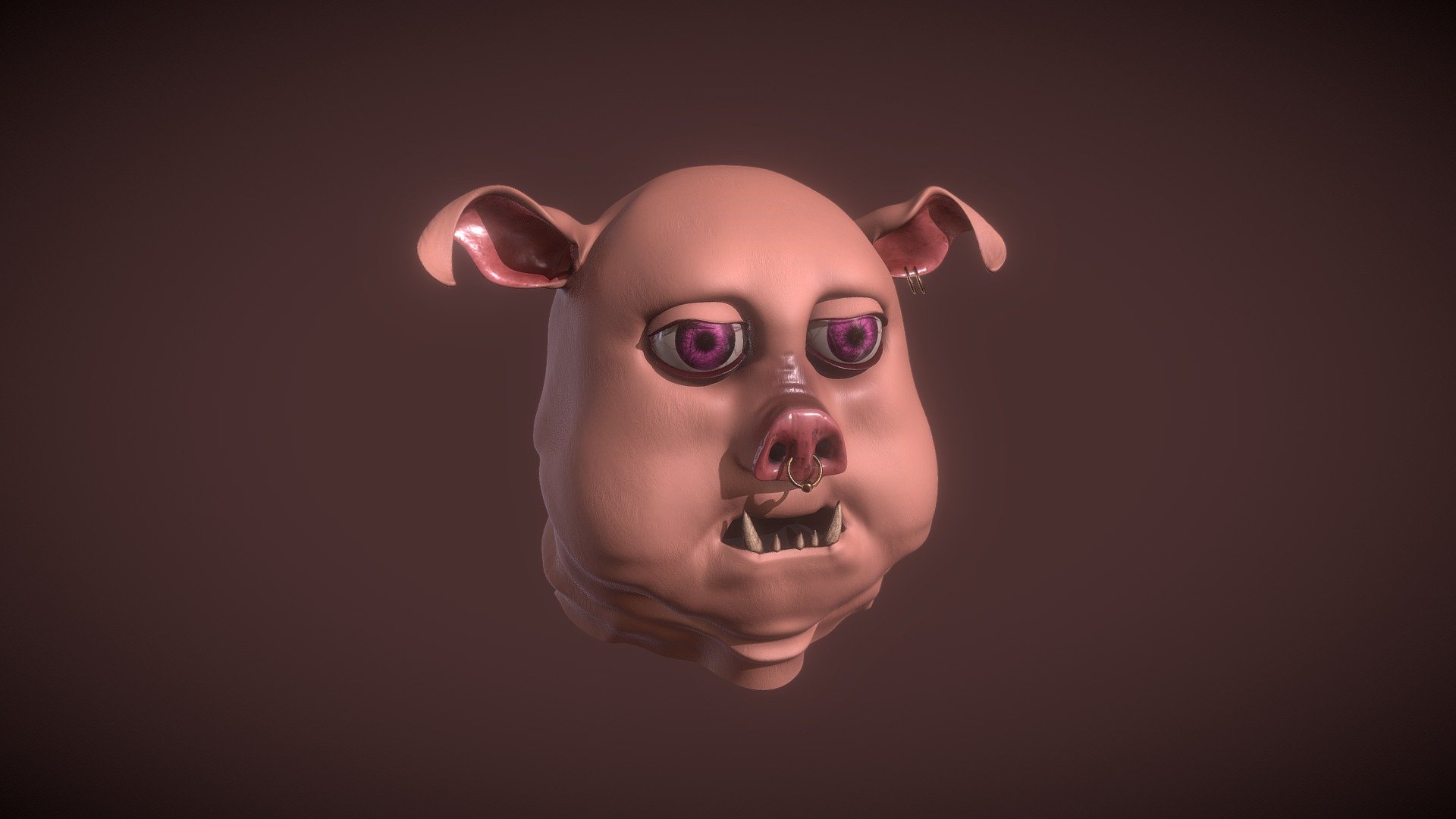 Pigman Head - 3D model by omccartan [d4fb593] - Sketchfab