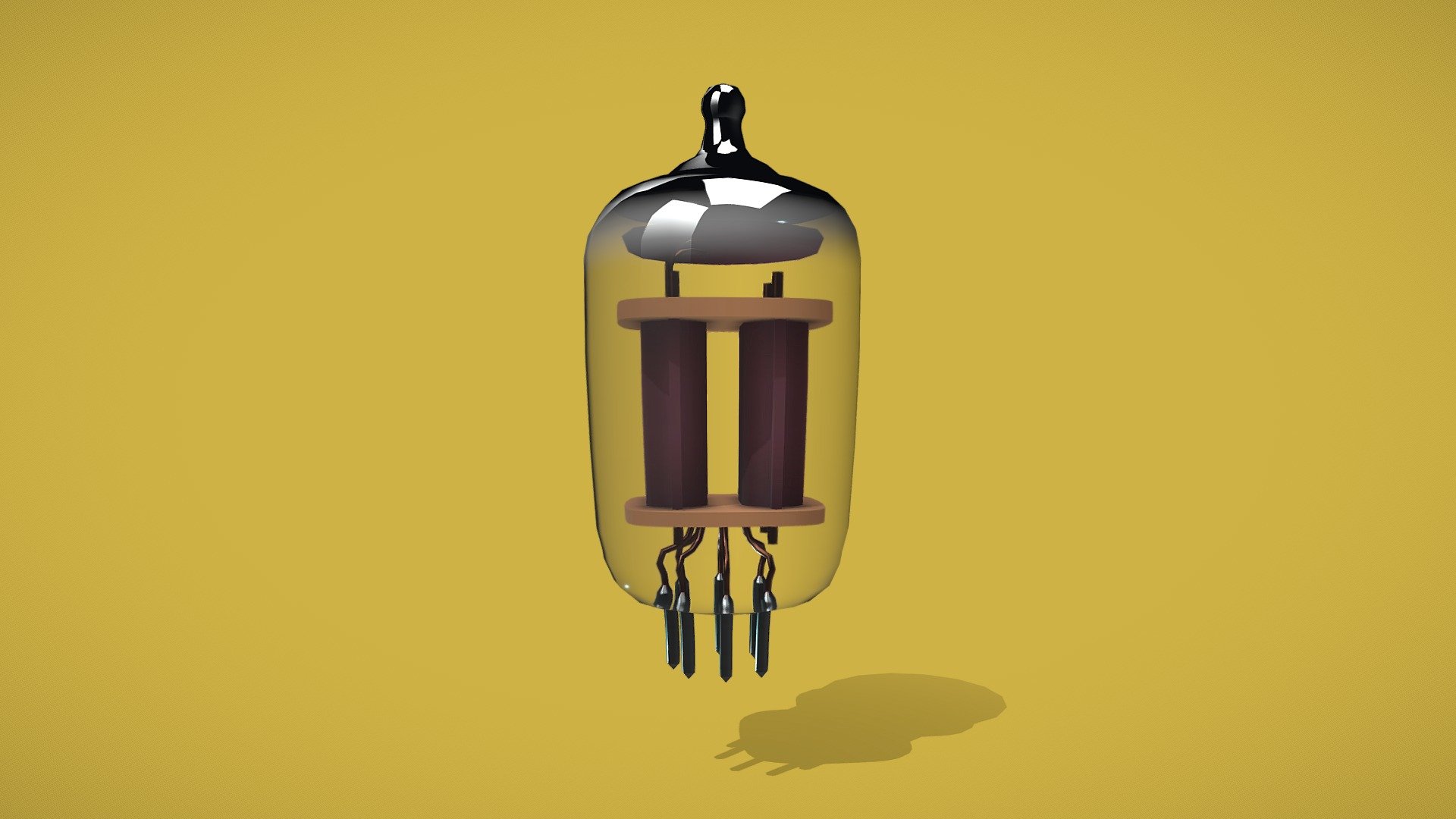 Vacuum radio lamp - 3D model by lunartrashonly [d4fccd9] - Sketchfab
