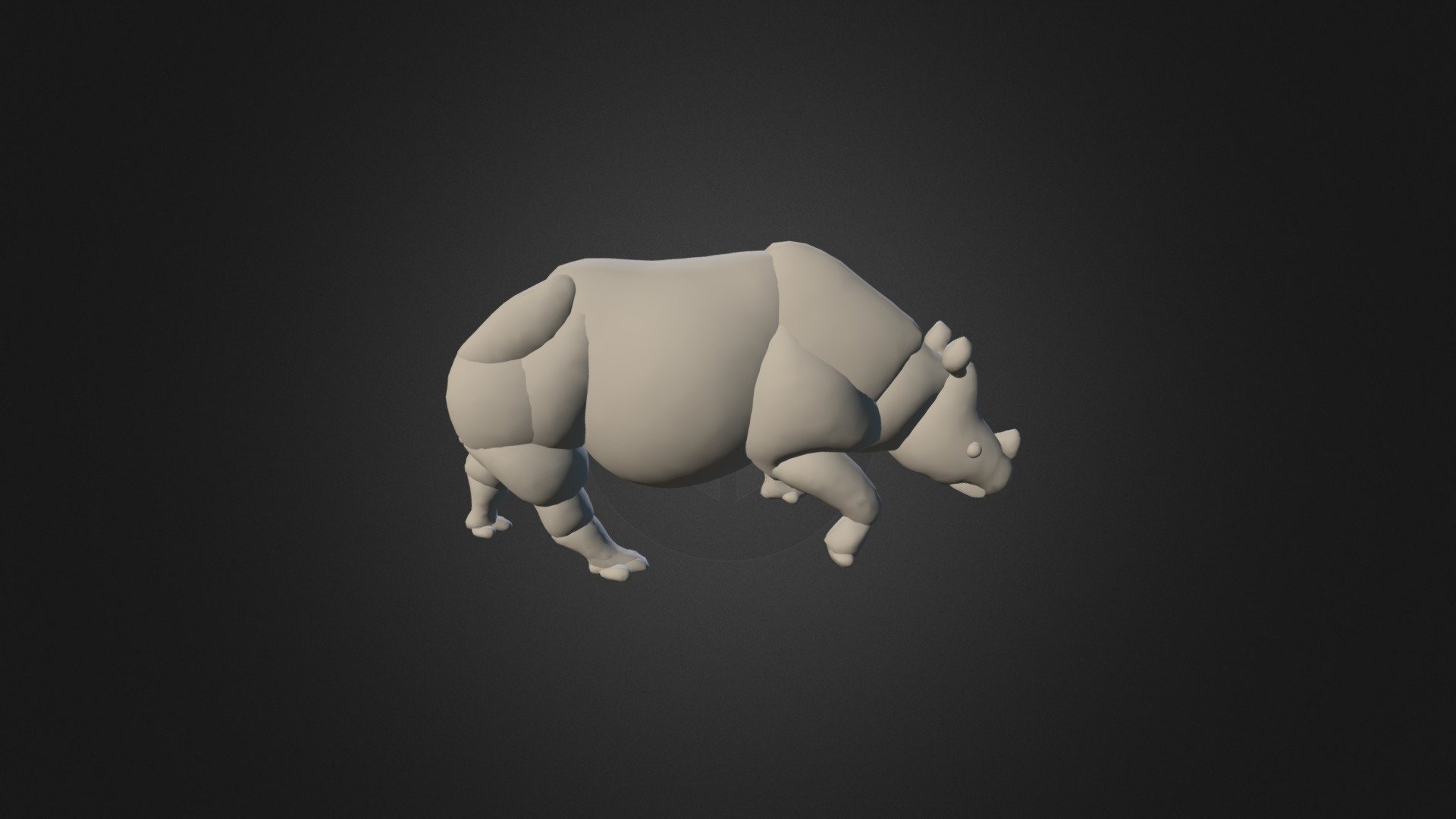 rhino - 3D model by forgehub [d4ff51e] - Sketchfab