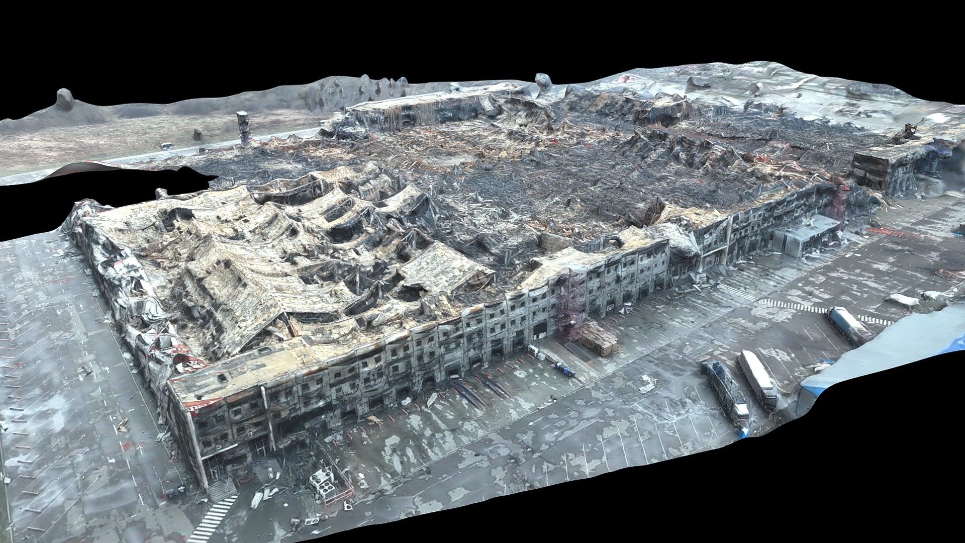 Destructed Factory in Novovokzalna Kyiv-Ukraine - 3D model by LibanCiel ...