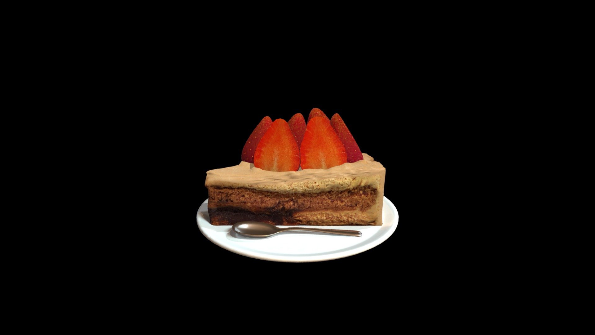 Chocolate Cake 01 - 3D model by ThePierWorks [d502c3b] - Sketchfab