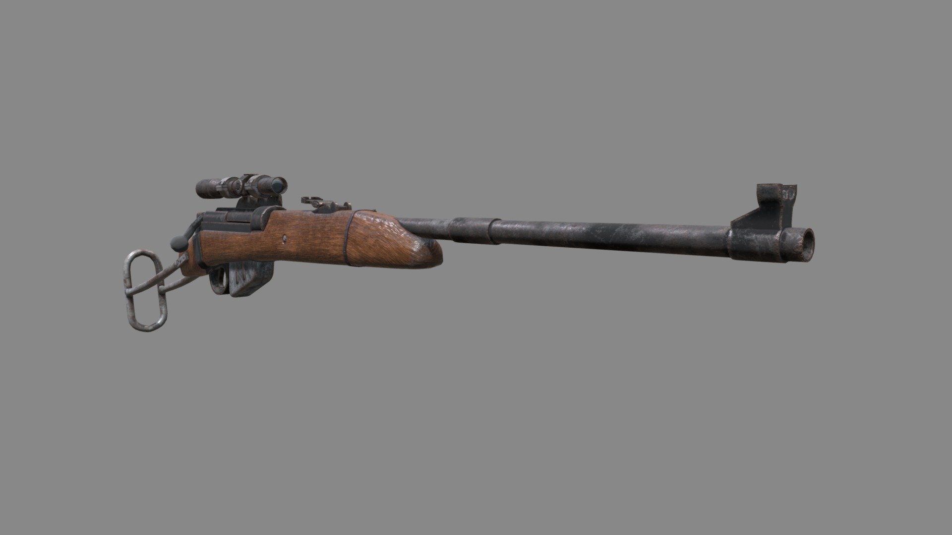 Scrap Sniper Rifle - 3D model by pasquill [d502c74] - Sketchfab