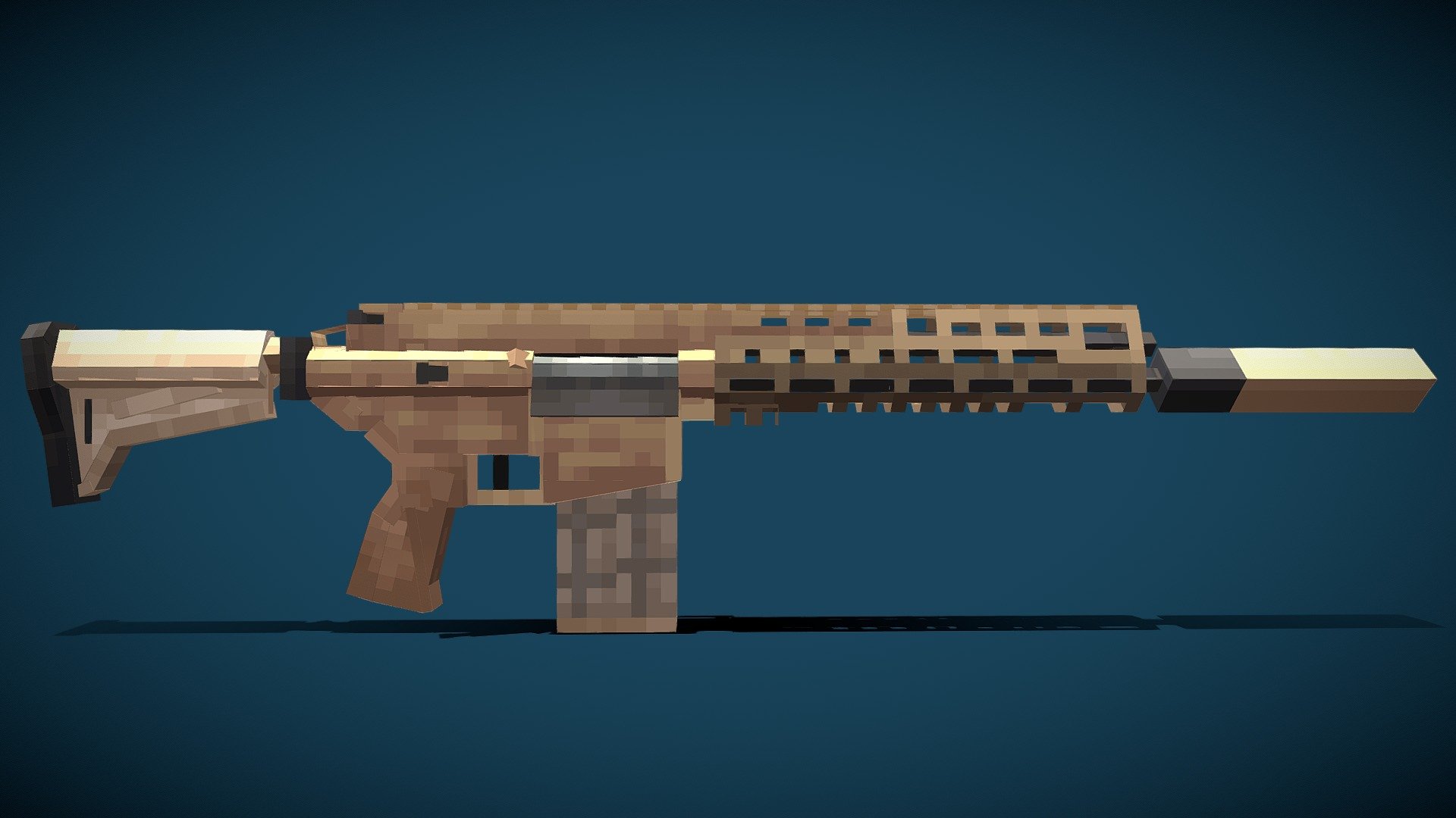 Mcx spear low poly - 3D model by MMecha [d5037af] - Sketchfab