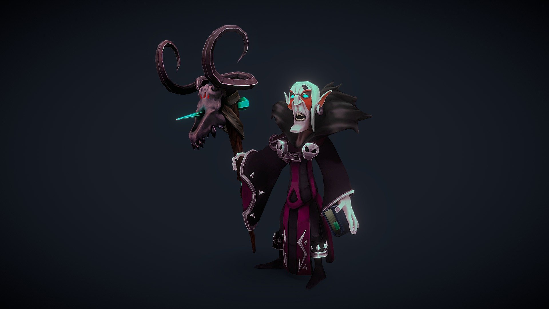 Necromancer - Character. - 3D model by memosky24 [d50394a] - Sketchfab