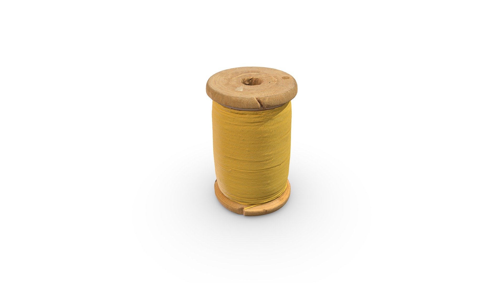 Spool of Yellow Thread - 3D model by RawCatalog.com (@rawcatalog ...