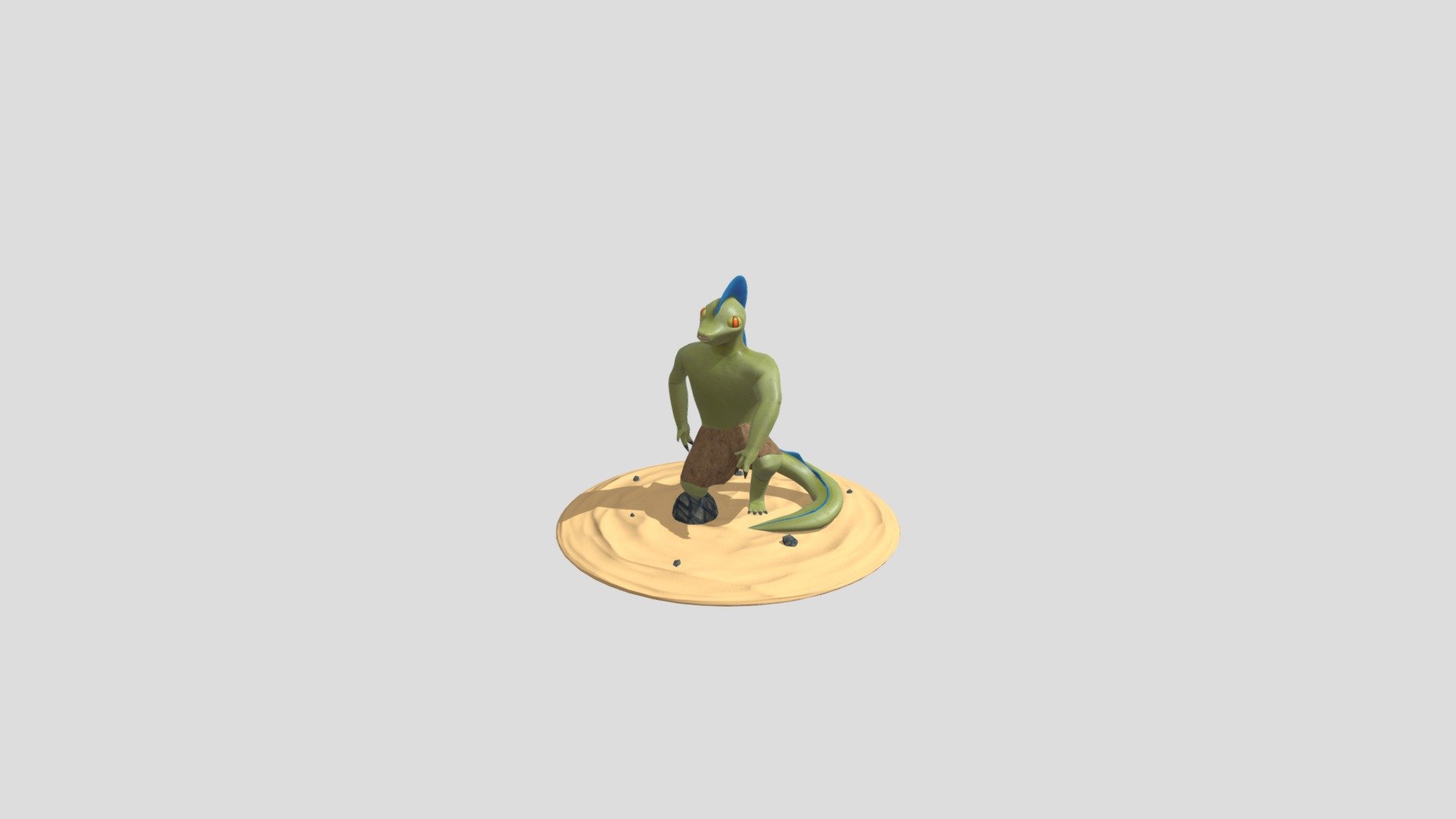 Final_Pose_Lizard_Character - 3D model by Laurie Edlin (@laurie4hundred ...