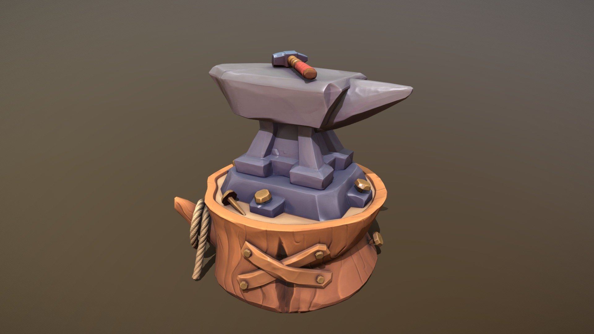 Anvil - Blacksmith project - 3D model by Emilia Toland (@emiliatoland ...