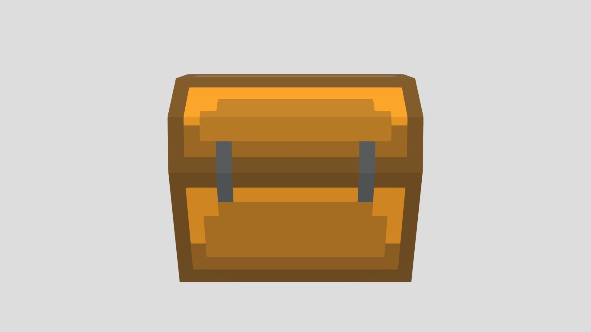 animated lowpoly pixelart chest - 3D model by repsej [d509703] - Sketchfab