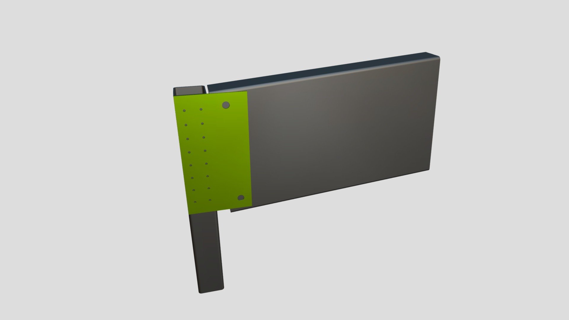 75RHS to C340 5 Deg RHS to Purlin Bracket O - 3D model by mchughsteel ...