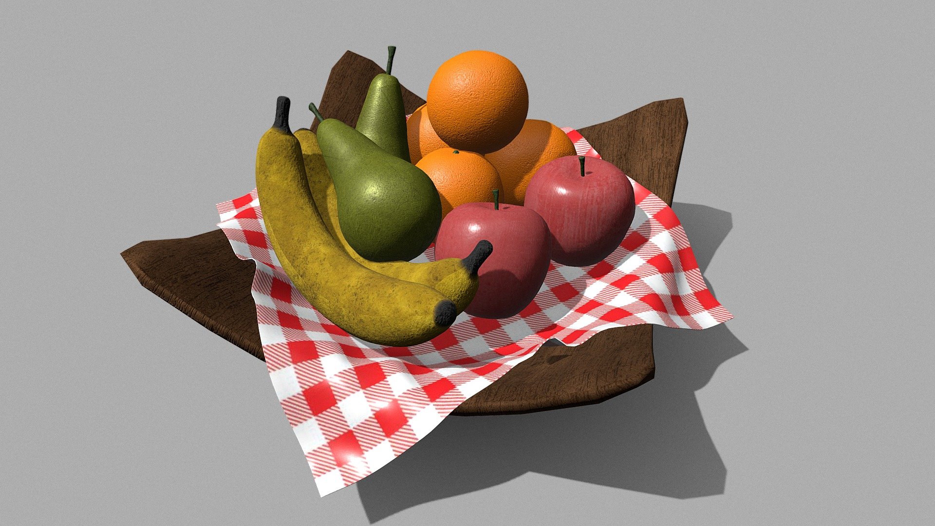 Fruit bowl - 3D model by Alisha (@AlishasModels) [d50e7c6] - Sketchfab