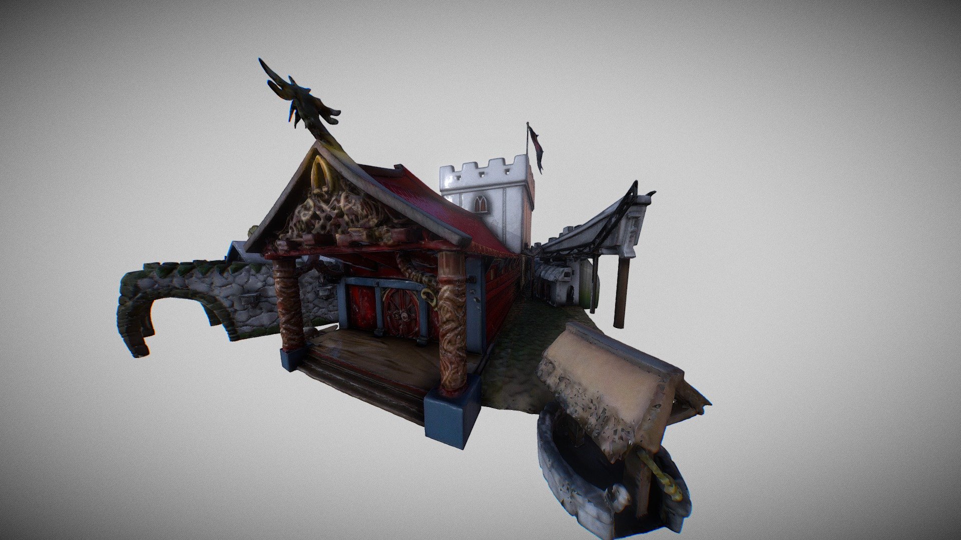 The High Hall of Nor - 3D model by Tallon_Arts [d5103ea] - Sketchfab