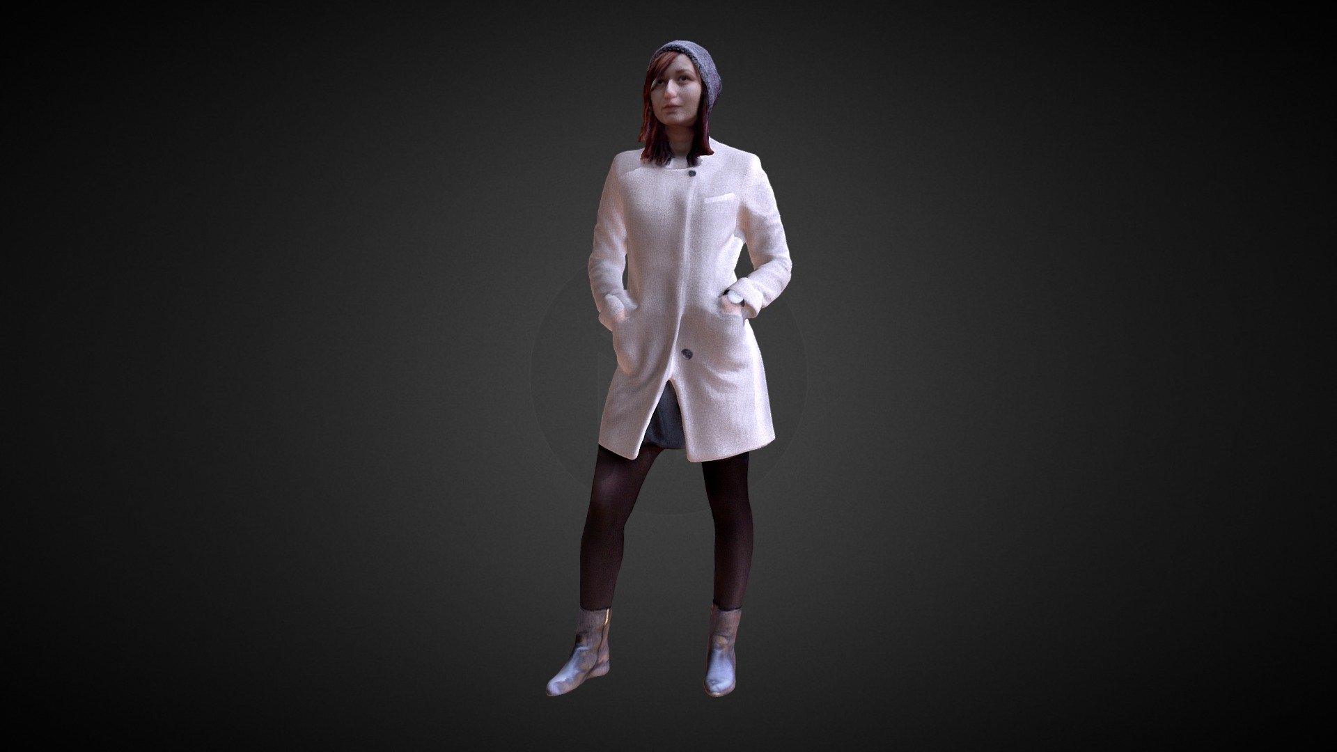 3D Scan Woman Winter 001 - Buy Royalty Free 3D model by bonboniere3d ...