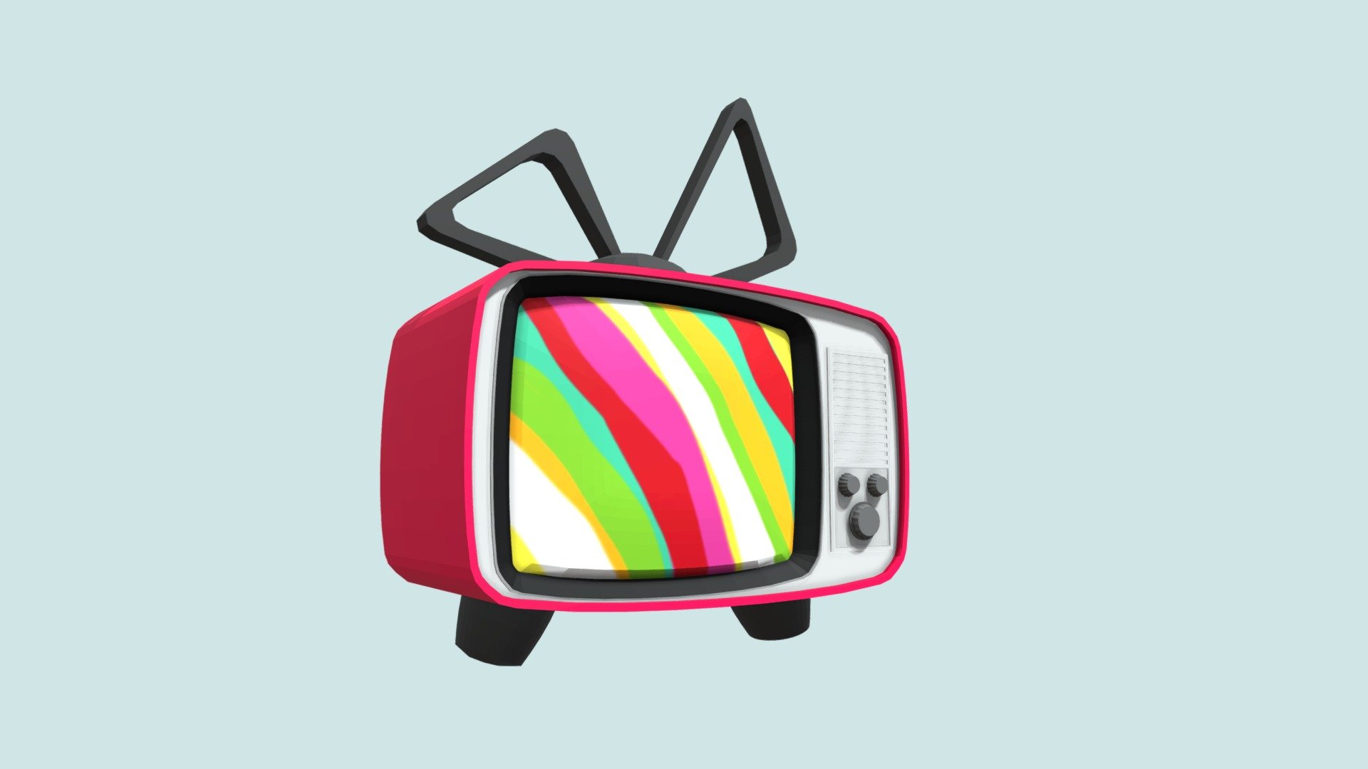 Stylized TV - 3D model by Siniakh [d51288a] - Sketchfab