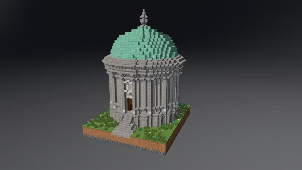 Mussenden Temple - 3D model by Jonathan Black (@MouldyBurrito) [d5129bd ...