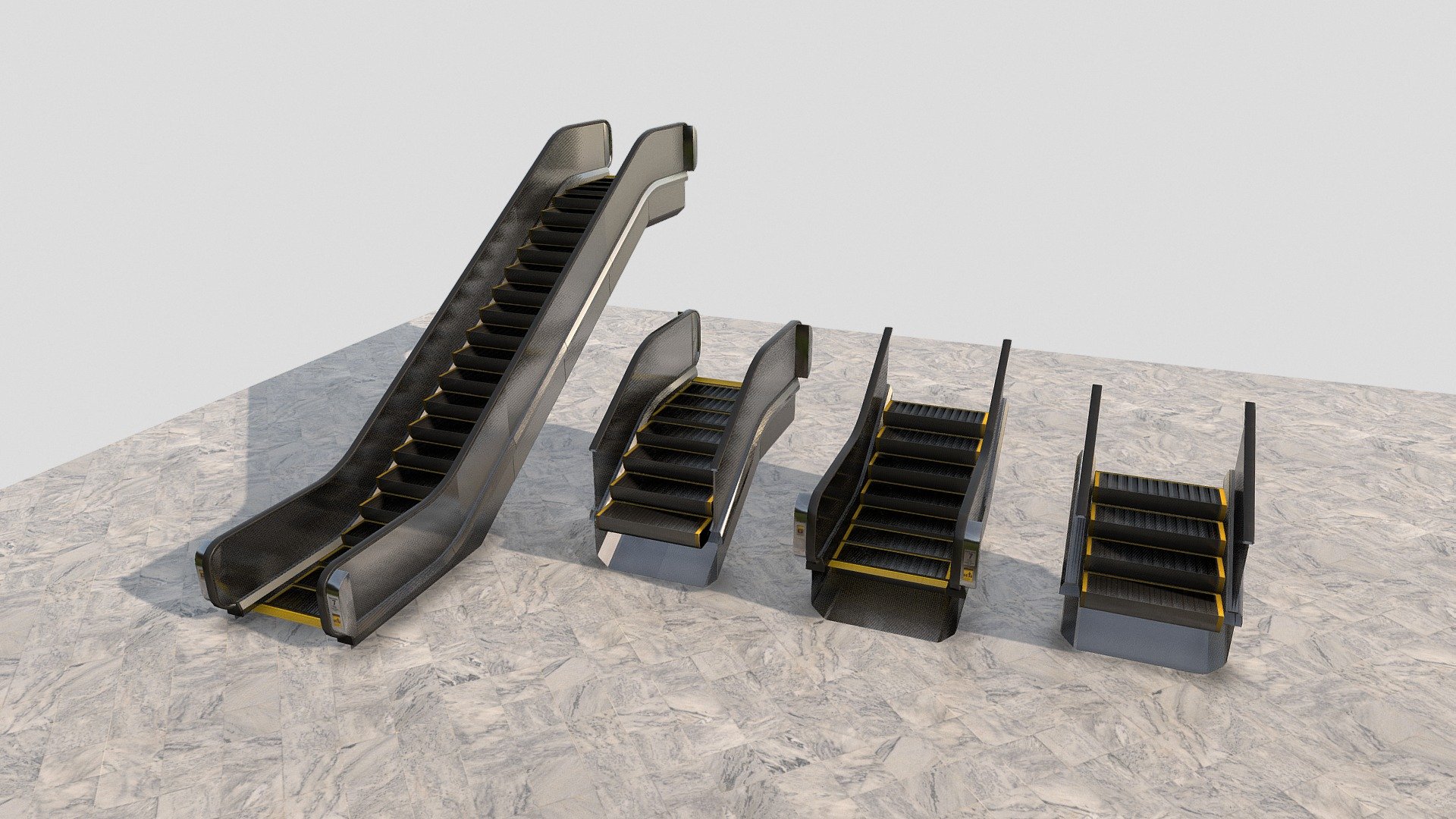 ESCALATOR MODULARS - 3D model by J0Y (@lloydrostek) [d5130f4] - Sketchfab