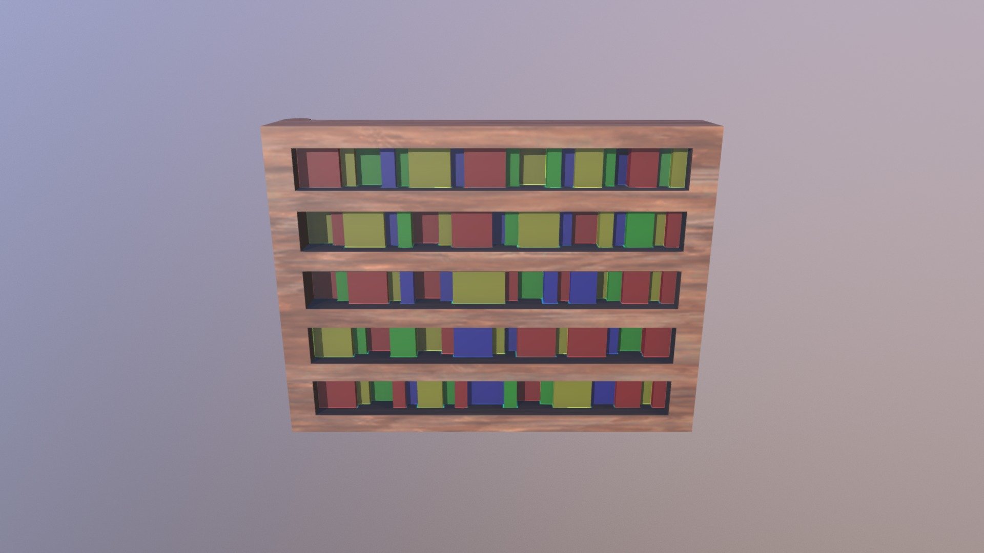 Bookcase Adv - 3D model by mjf6999 [d513a36] - Sketchfab