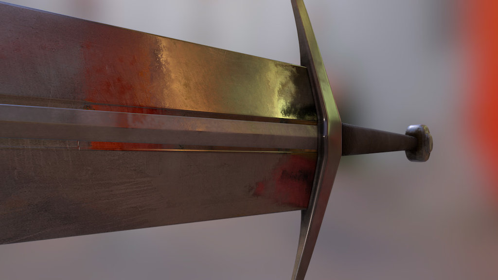 Medieval Broadsword - 3D model by fizzlefreshh [d51488e] - Sketchfab