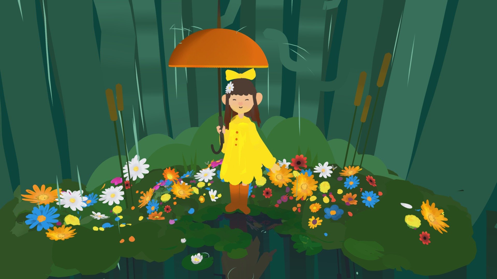 Quill - Sunshine and Rain - 3D model by Nick Ladd (@Nicktheladd ...