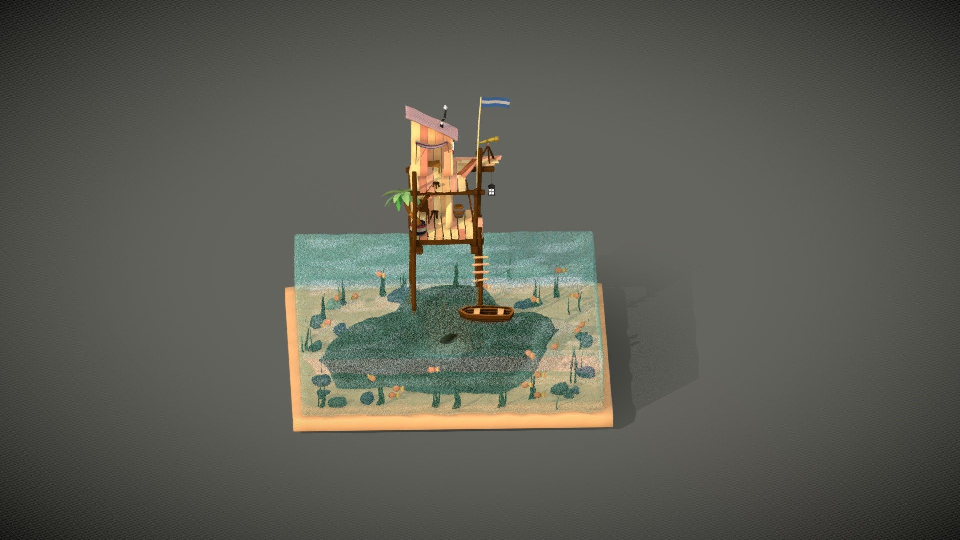 Stranded - Buy Royalty Free 3D model by craftB3D [d516e5d] - Sketchfab ...