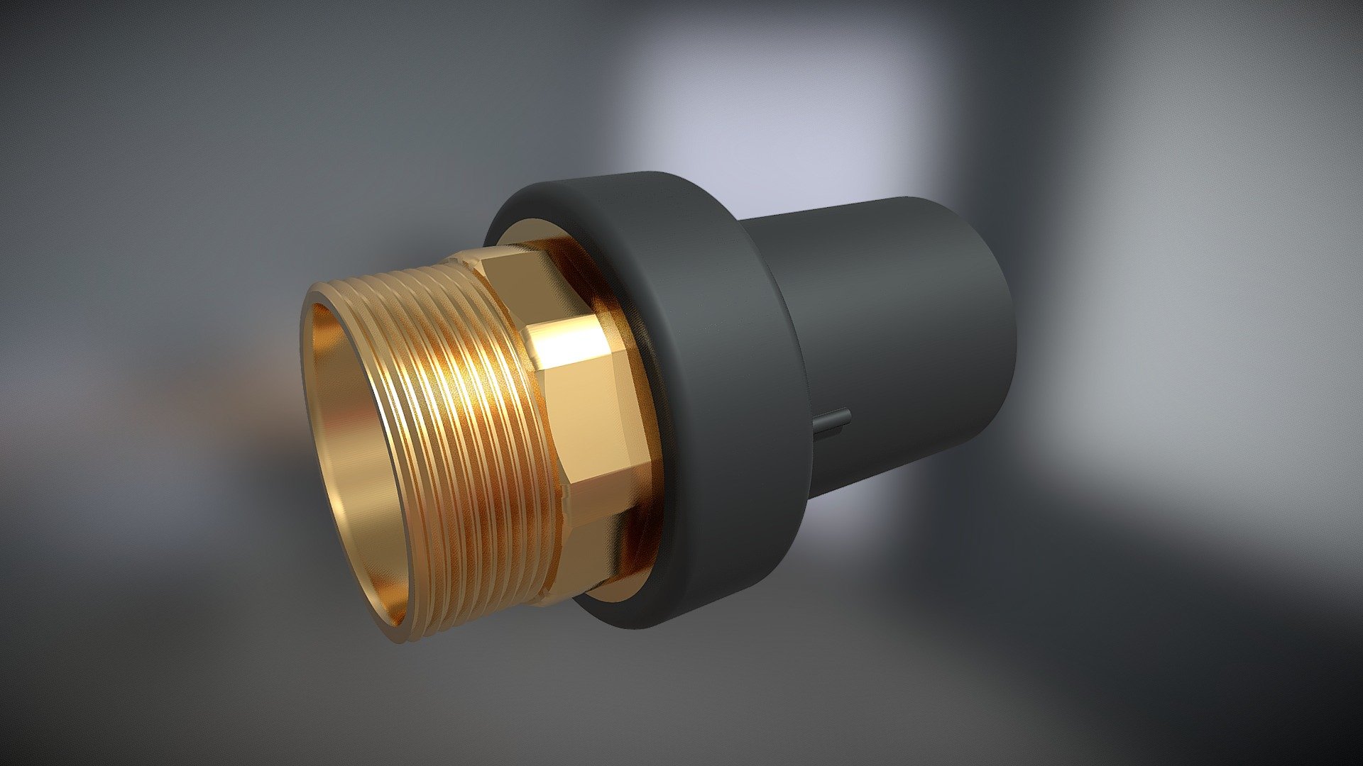 Transition fittings PE/Brass threaded male - 3D model by plastitaliaspa ...