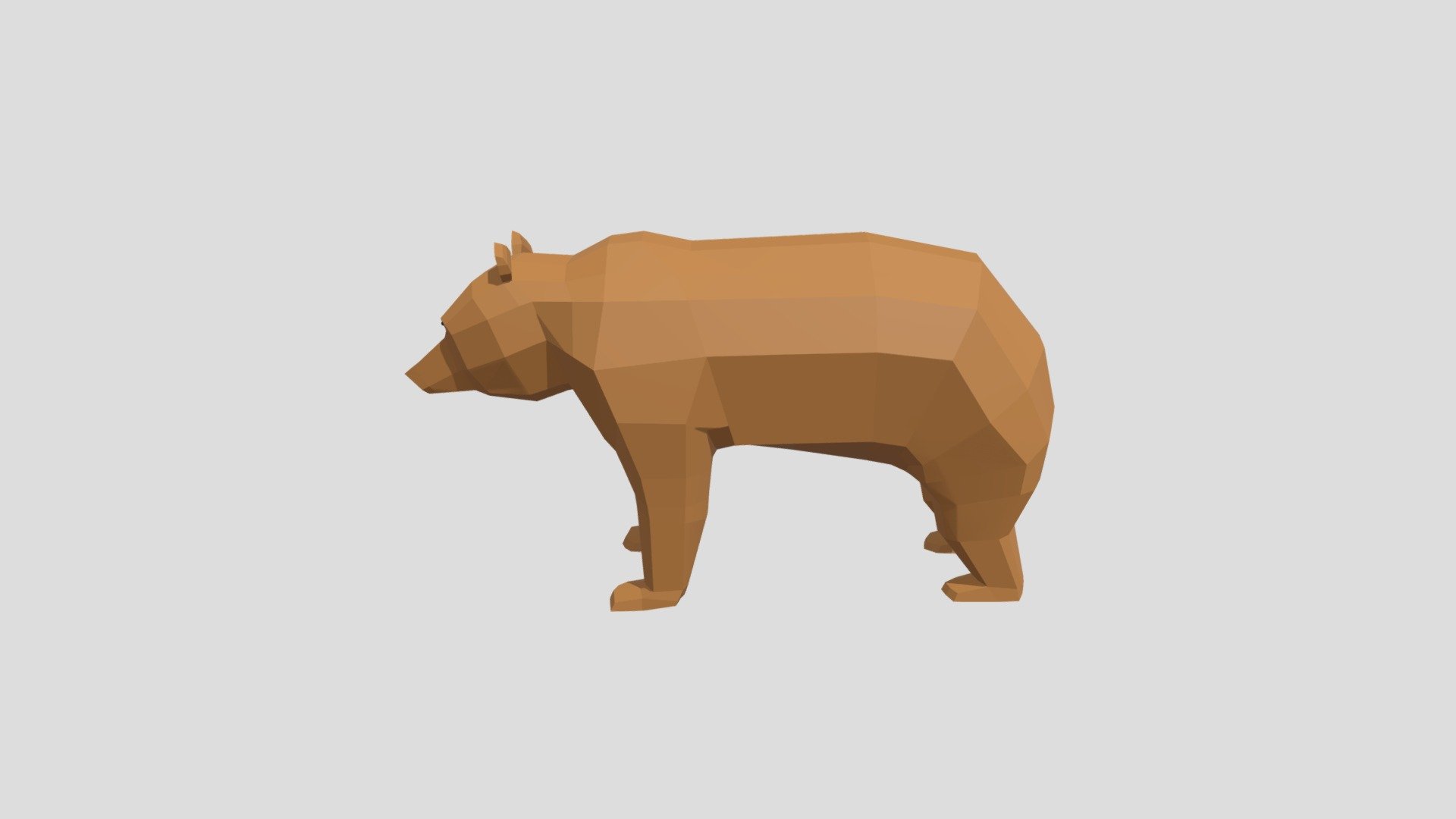 Bear Low Poly - Download Free 3D model by grave man (@ertere10 ...