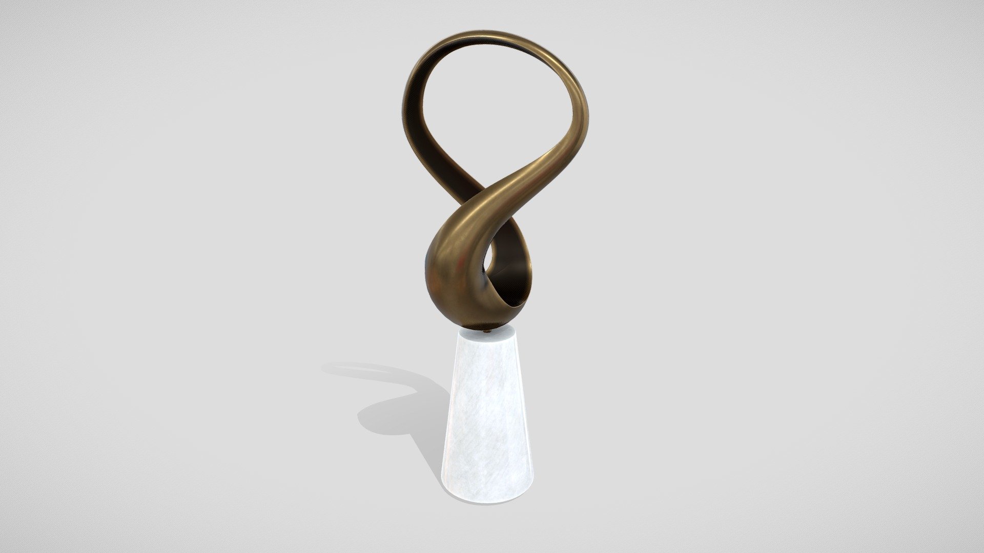 Modern Abstract Bronze Art Sculpture 34 - 3D model by gogoskilla ...