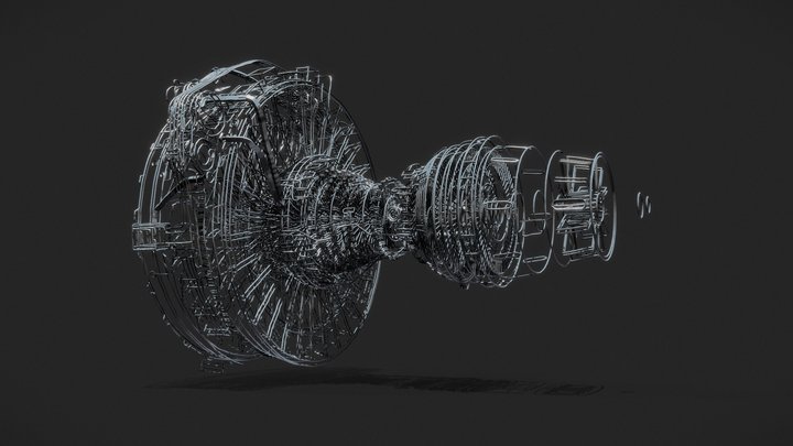 Jetengine 3D models - Sketchfab
