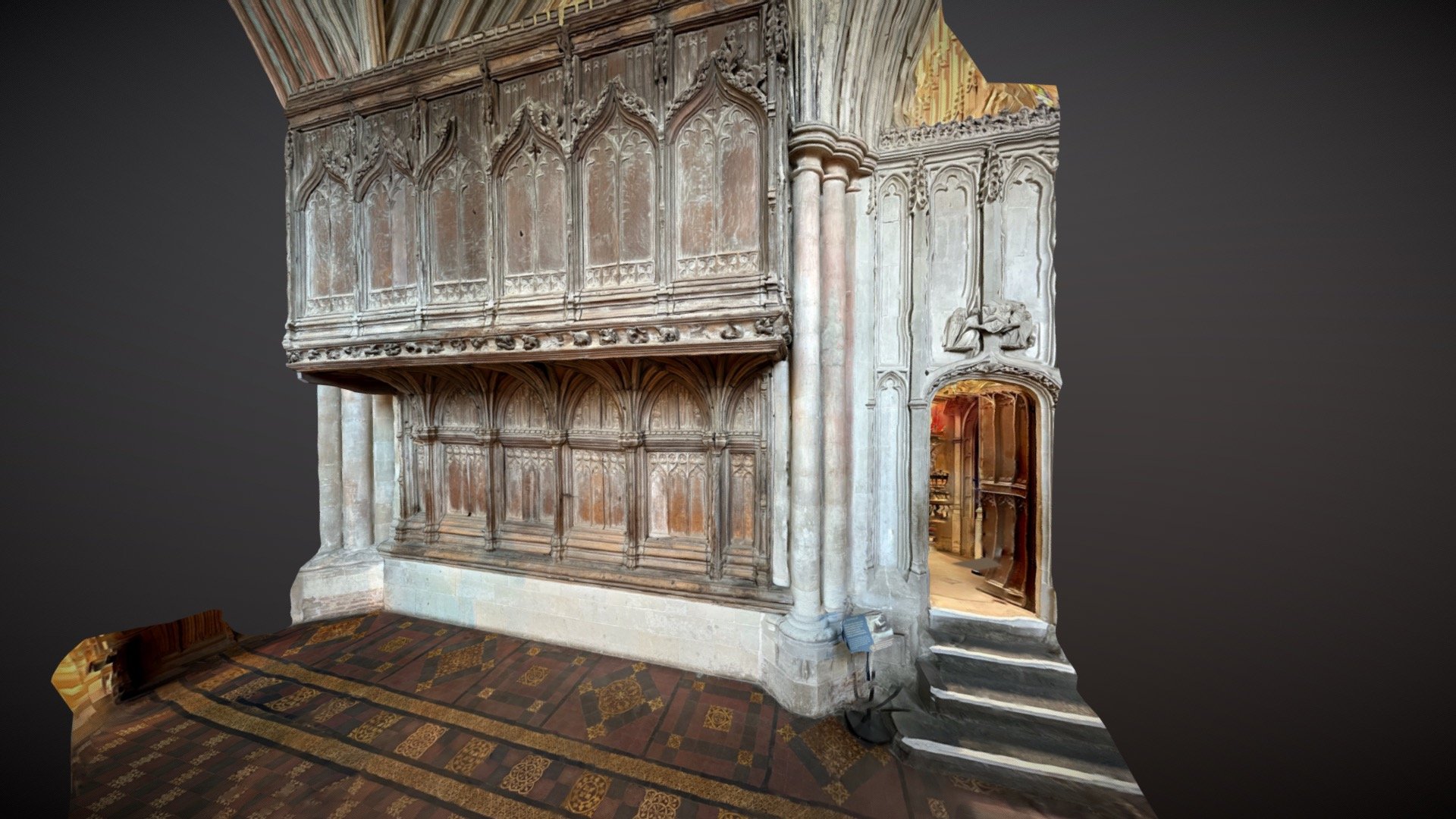 St Albans Cathedral Watching Loft - 3D model by marschalko [d521a16 ...