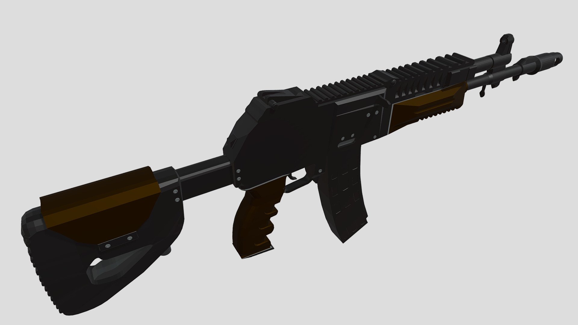 Low-poly AK-12 Assault Rifle - Download Free 3D model by szaw [d523963 ...