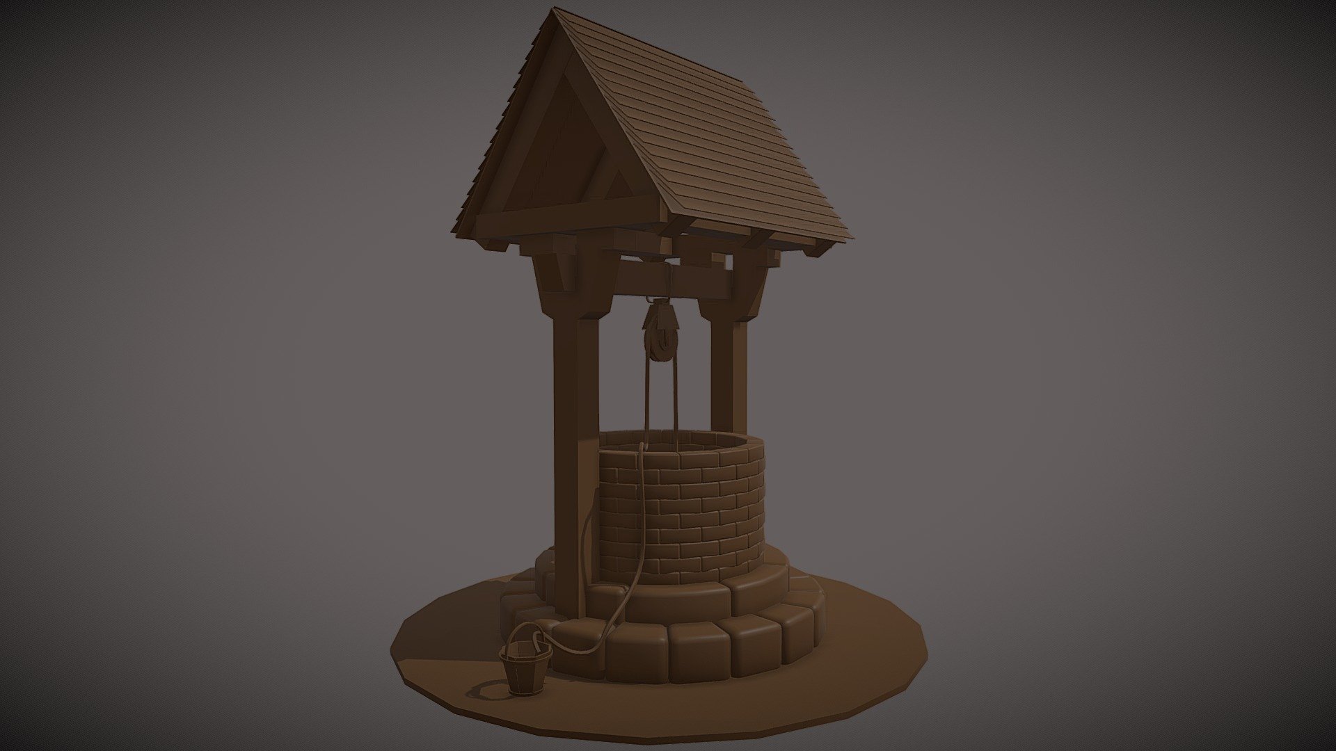 Well - 3D model by fatos (@52797dsw) [d523b48] - Sketchfab