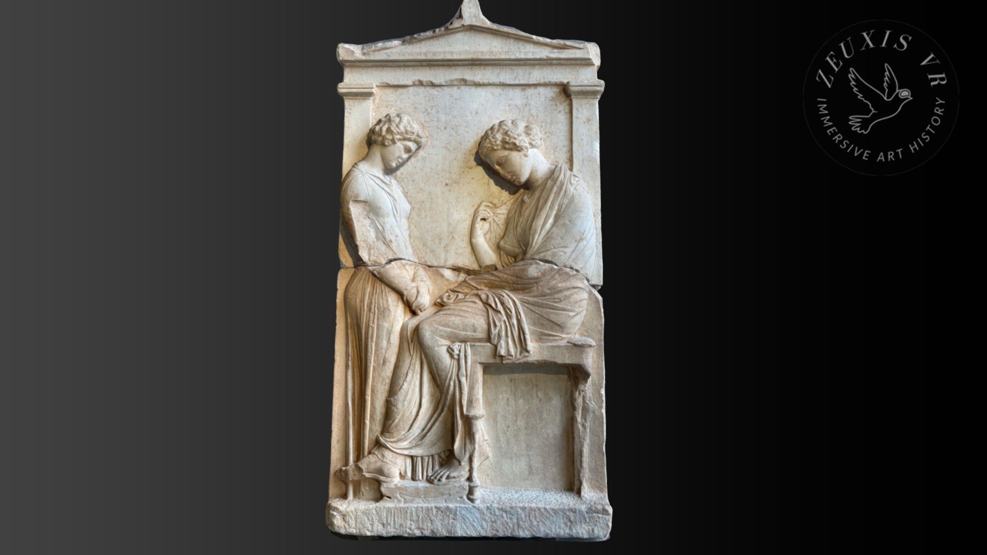 Grave Stele of Mnesarete, 400 BCE - Download Free 3D model by ZeuxisVR ...