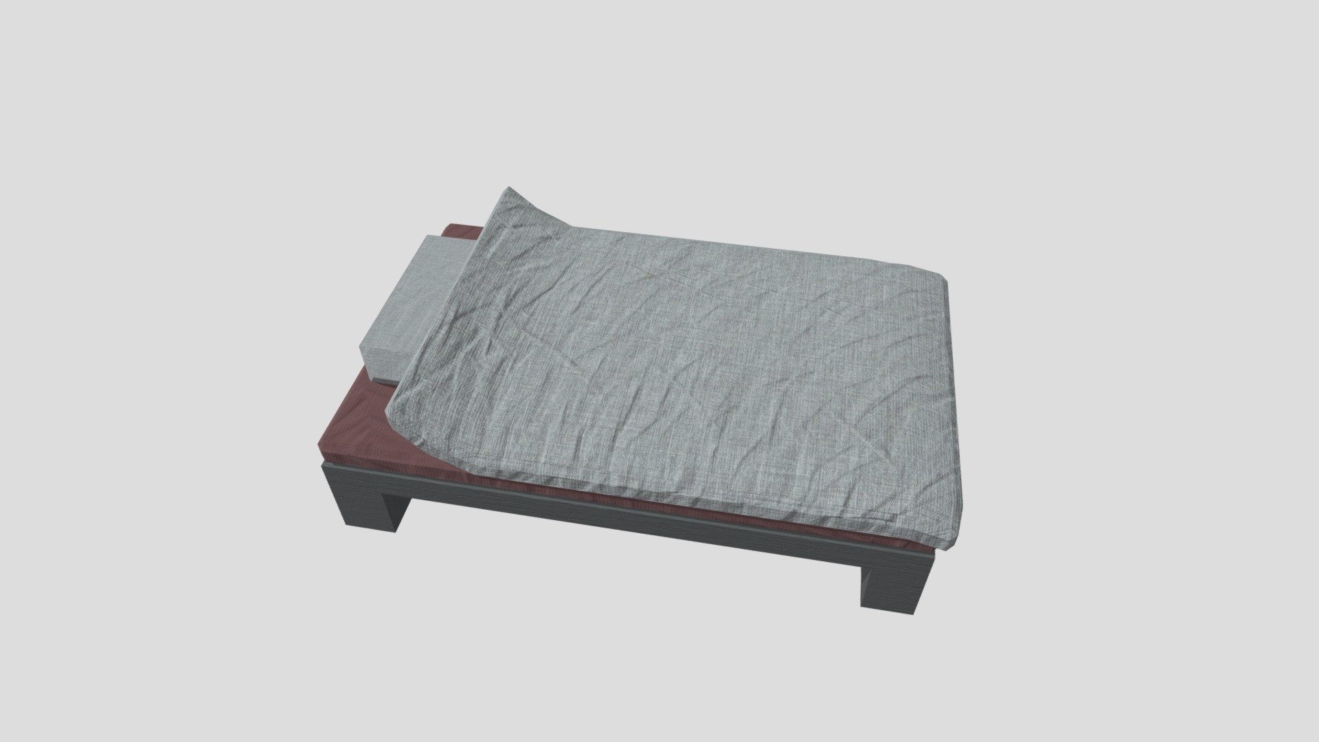 Bed - 3D model by isand003 [d5255a0] - Sketchfab